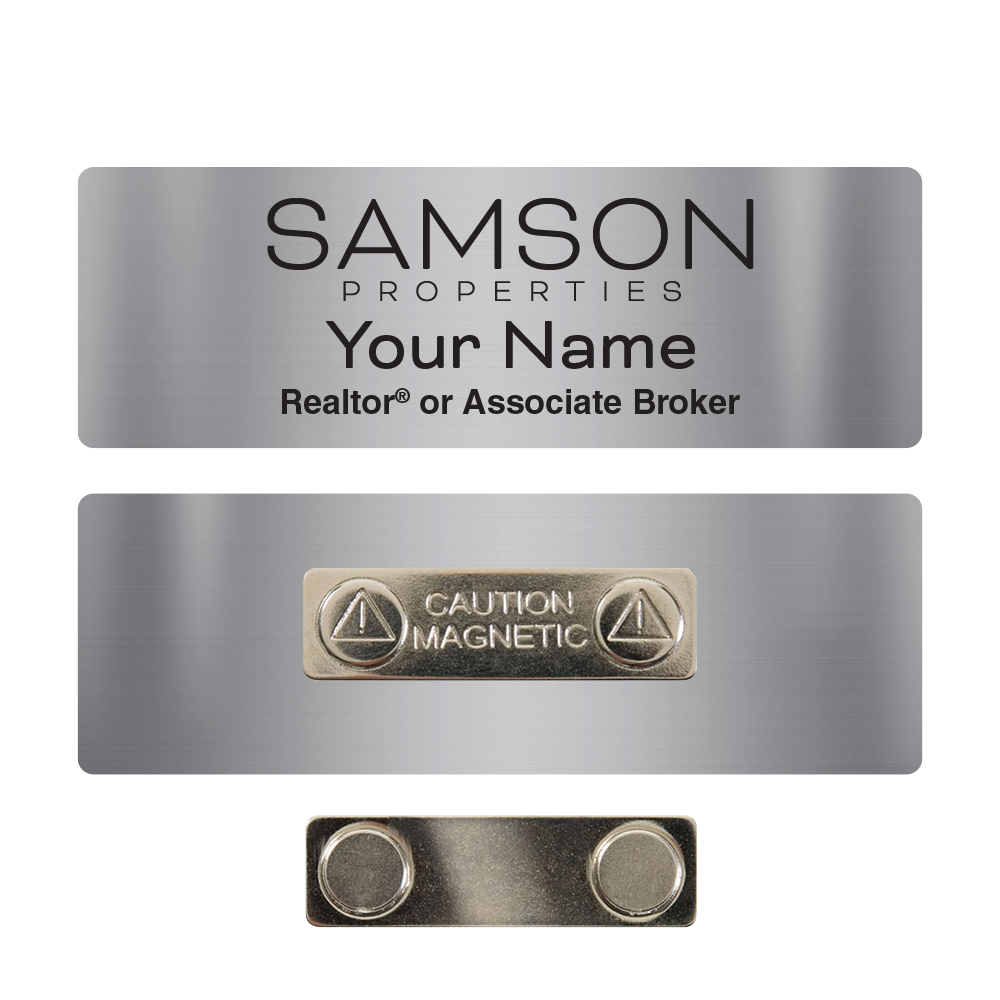 Name Tag - Custom Samson Properties Web Store - Signs, Frames & More ...