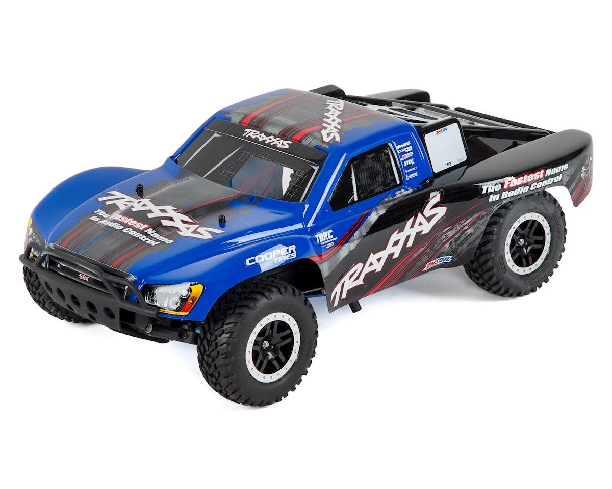 Traxxas 1/10 Nitro Slash 2WD SC RTR with TRX 3.3 (Blue) - AZRC Hobbies