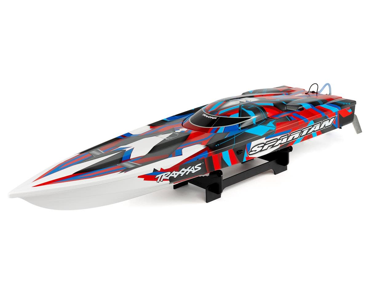 Traxxas Spartan High Performance Race Boat RTR (Red) w/TQi 2.4Ghz Radio ...