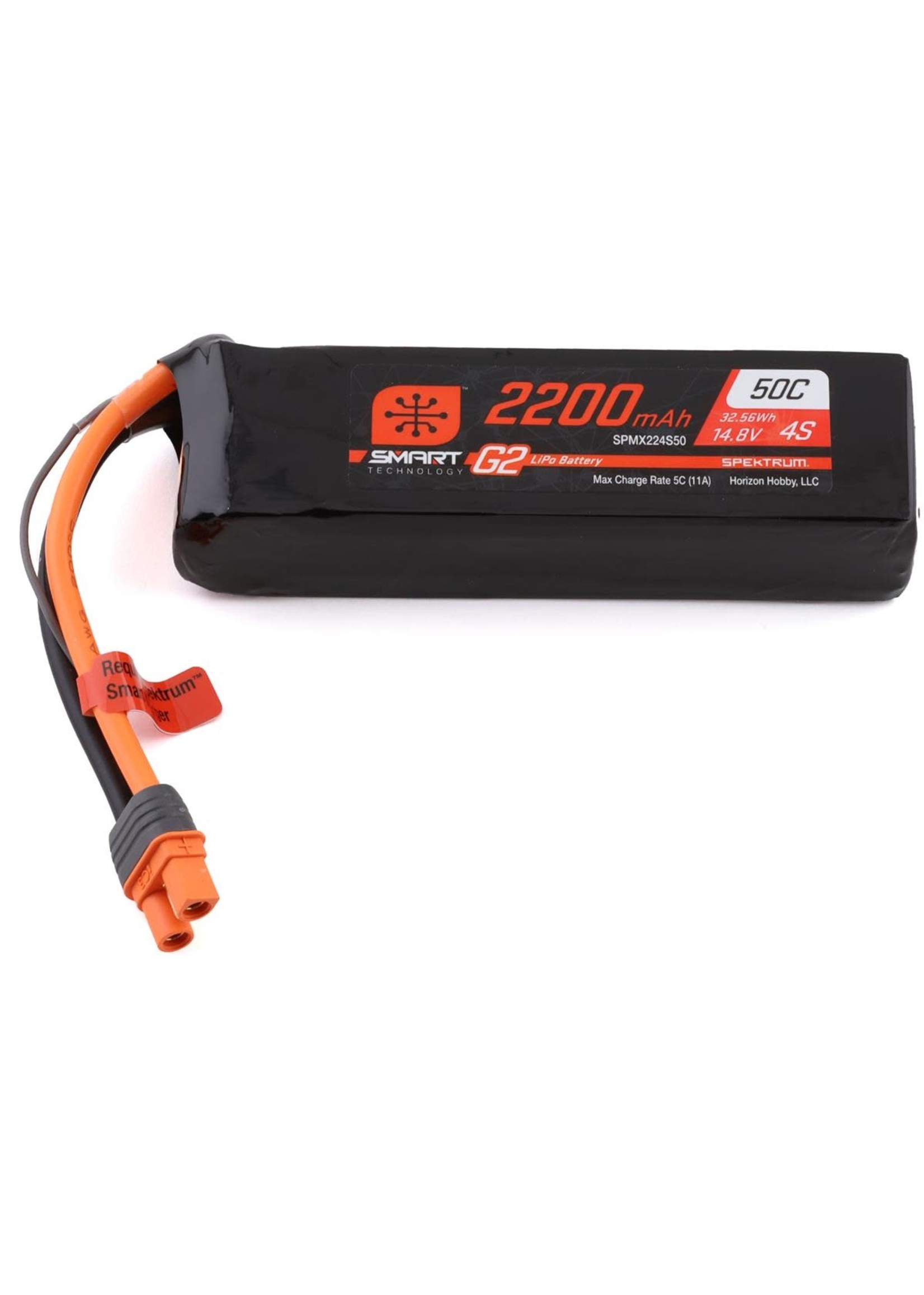 14.8V 3200mAh 4S 50C RC Car Battery Spektrum 14.8V 3200mAh 4S 50C Smart ...