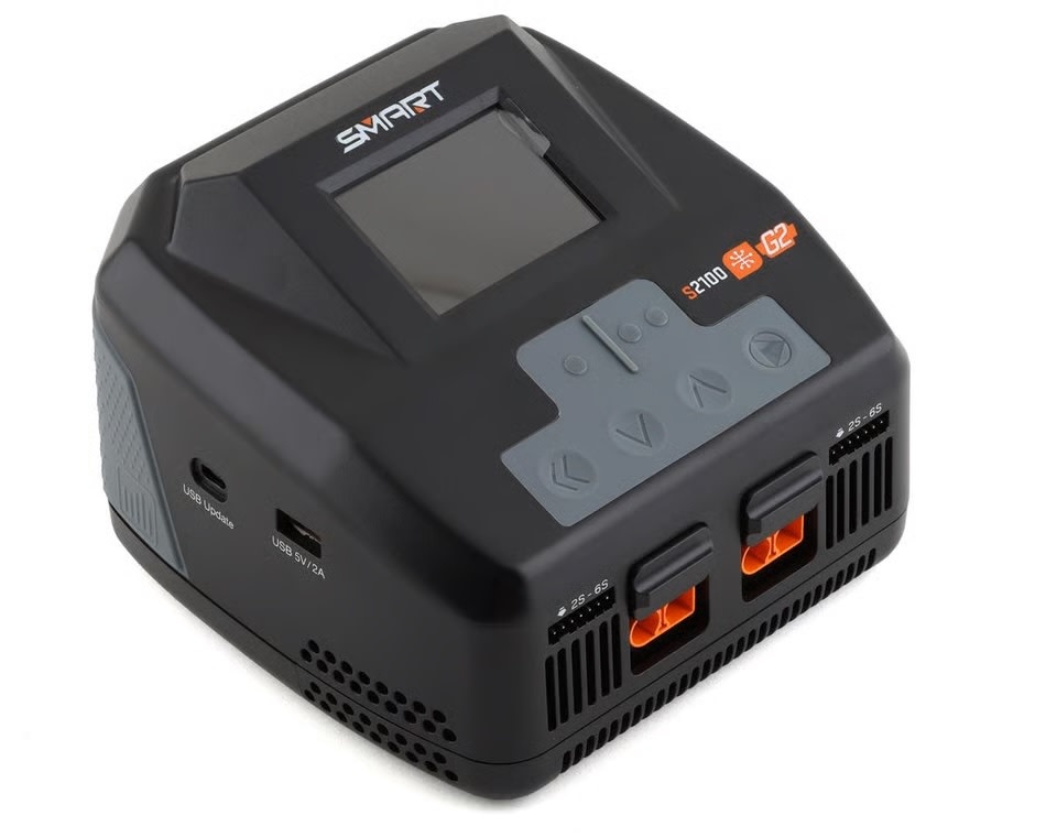Spektrum RC S2100 G2 AC Smart Charger (6S/12A/100W x2) - AZRC Hobbies