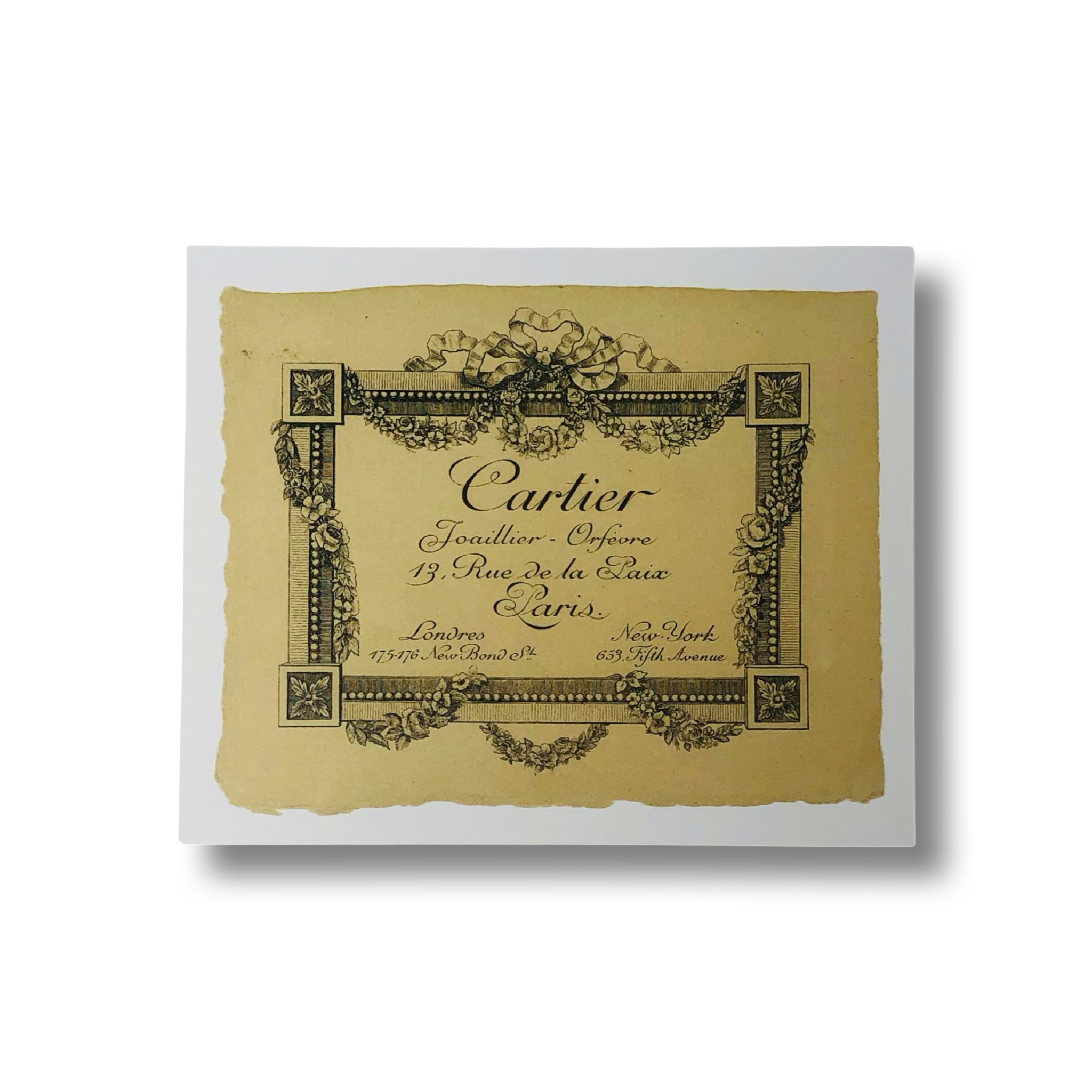 CARTIER INVITATION CARD PC - Dallas Museum of Art
