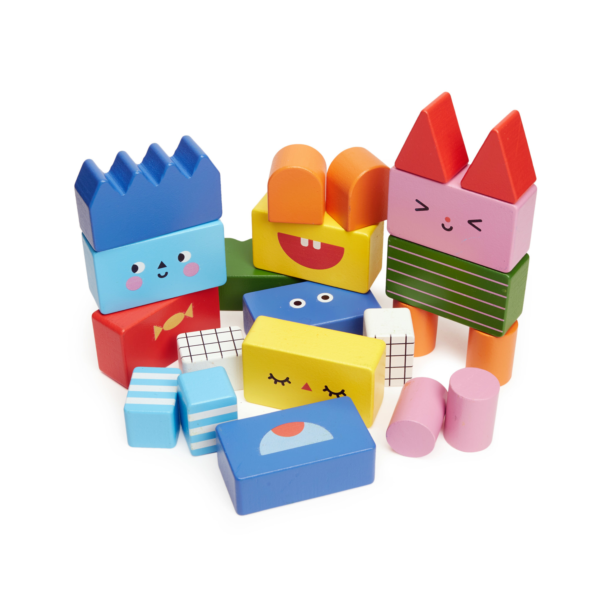 STACK & MIX WOODEN BUILDING BLOCKS - Dallas Museum of Art