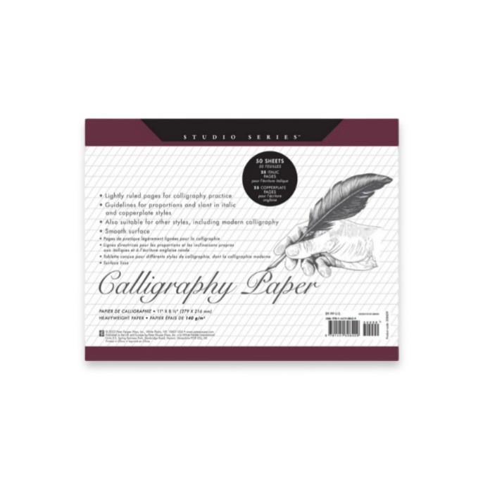 STUDIO SERIES CALLIGRAPHY PAPER PAD - Dallas Museum of Art