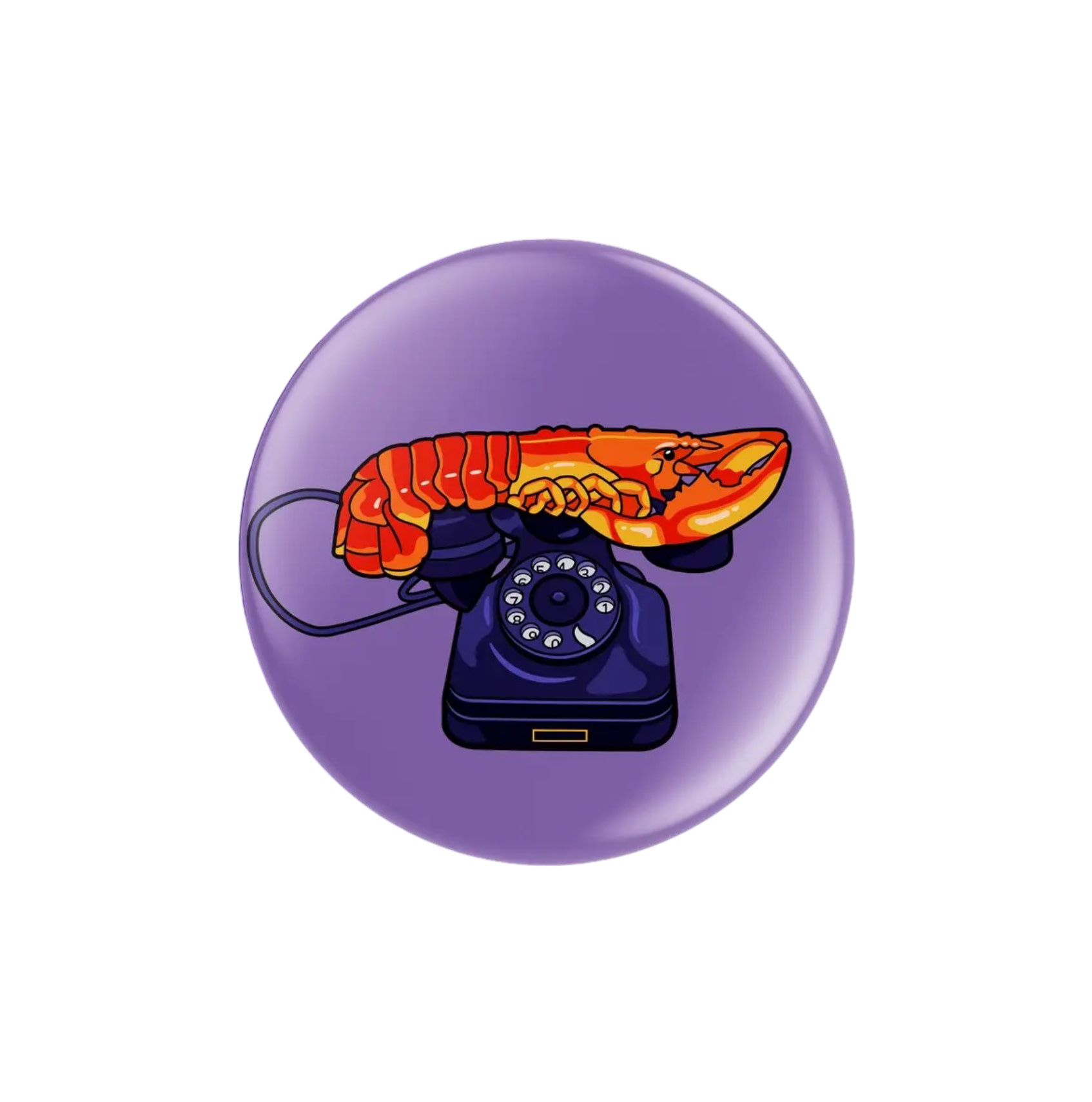 BUTTON LOBSTER TELEPHONE SALVADOR DALI - Dallas Museum of Art
