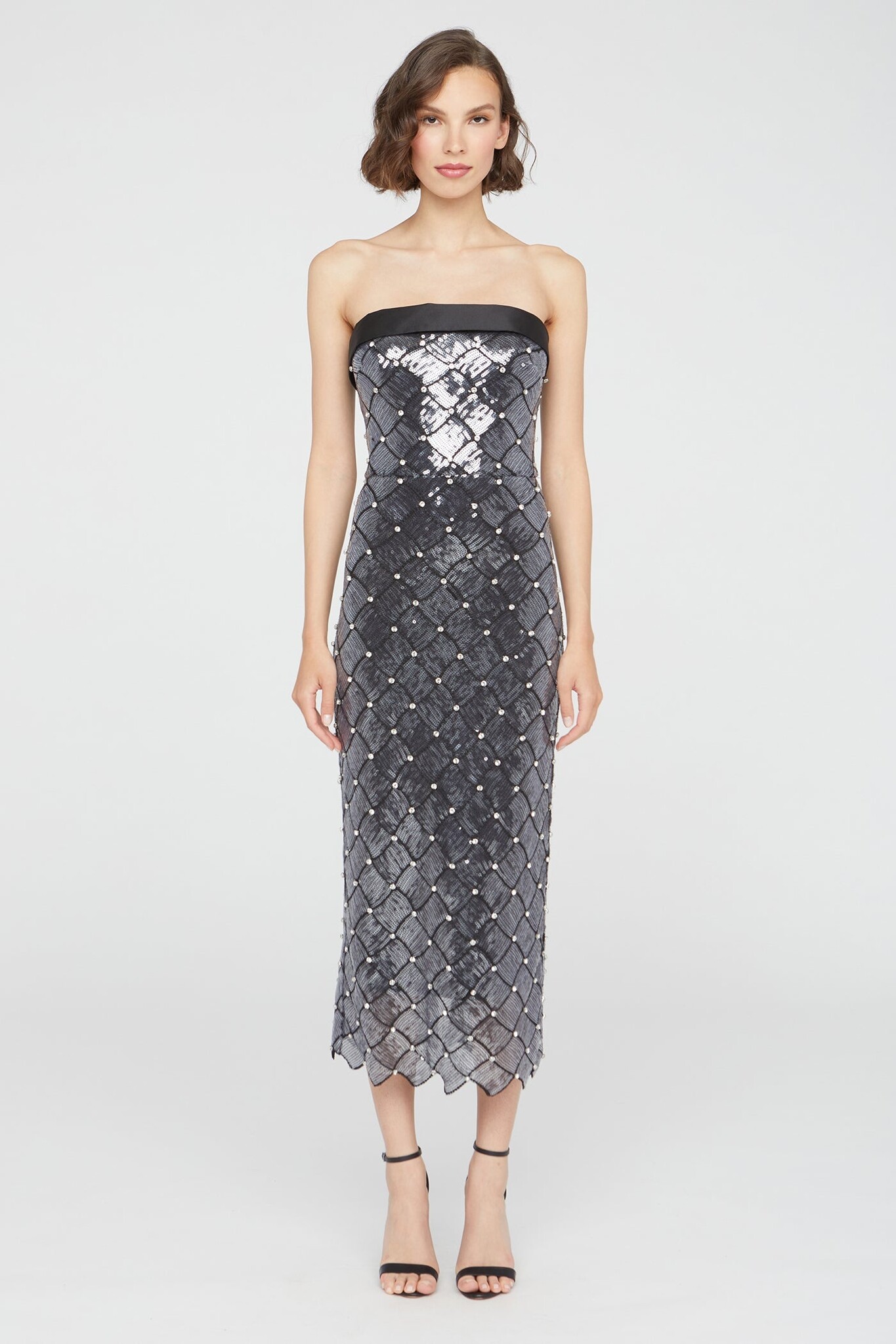 Jewel Strapless Sequin Dress - Prfktlook