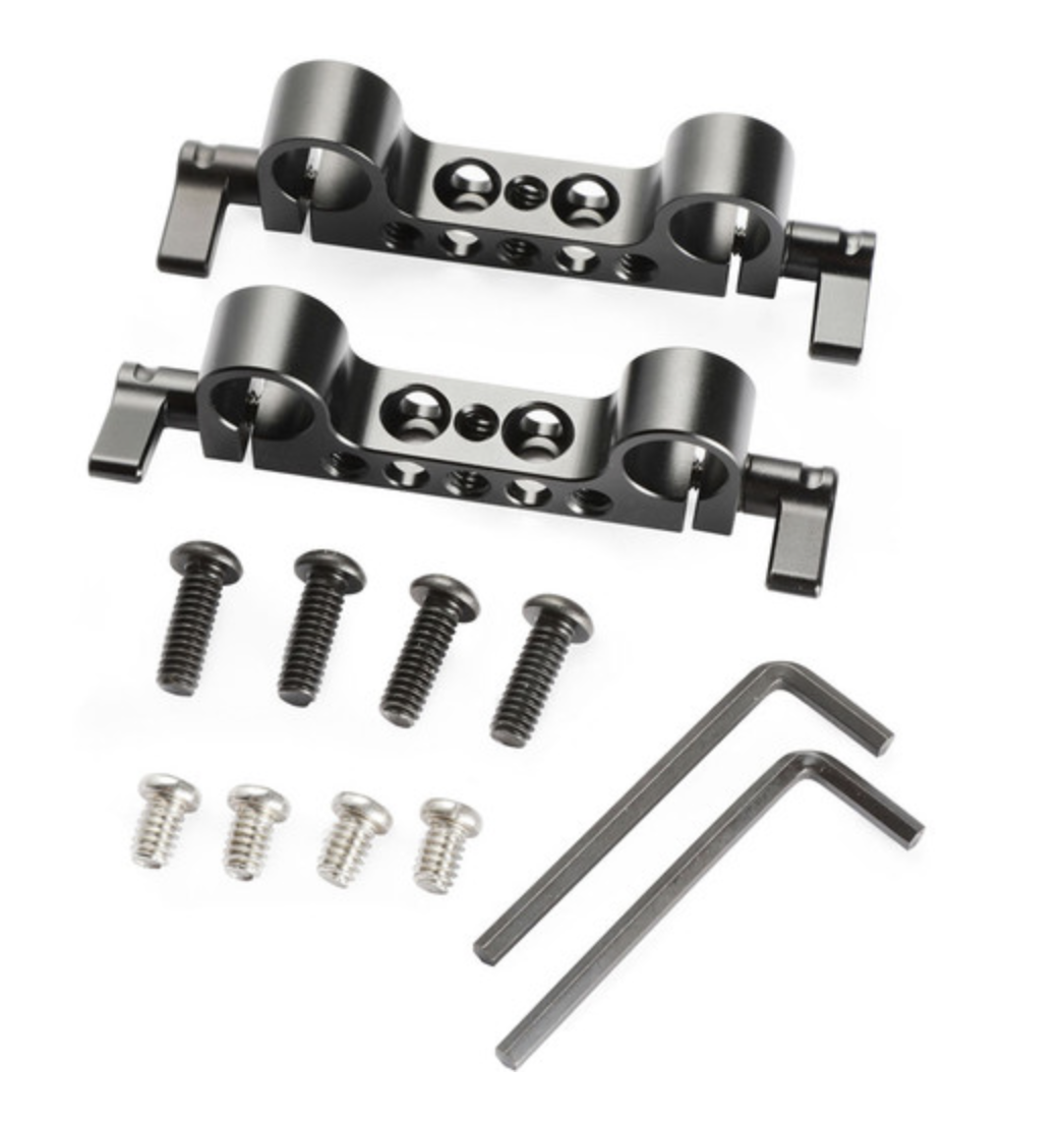 SmallRig Lightweight 15mm Rod Block (2-Pack) - Stewarts Photo