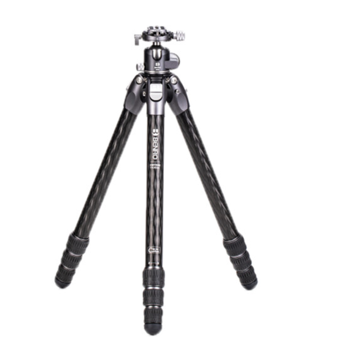 Benro Tortoise Columnless Carbon Fiber Three Series Tripod with GX35 ...