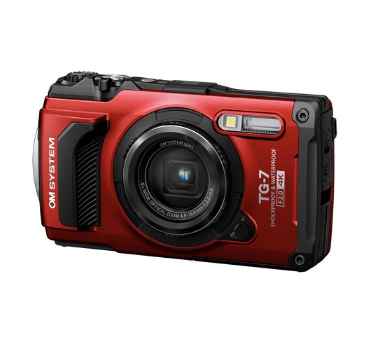 OM System TG-7 Digital Camera (Red) - Stewarts Photo