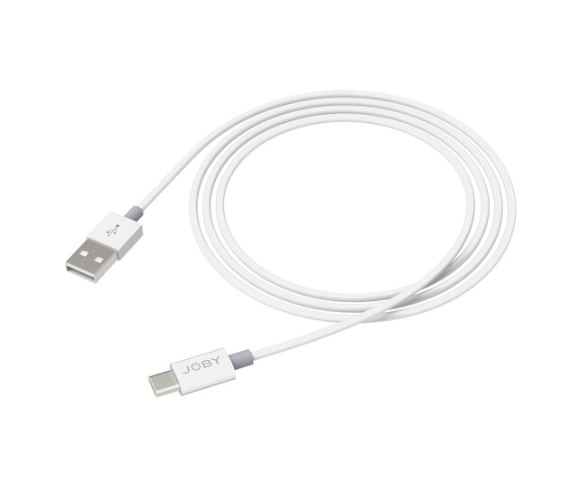 Joby Charge & Sync USB Type-A to USB Type-C Cable (3.9', White ...