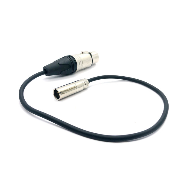 Kondor Blue Mini-XLR Male to XLR Female Audio Cable for Canon C70 ...