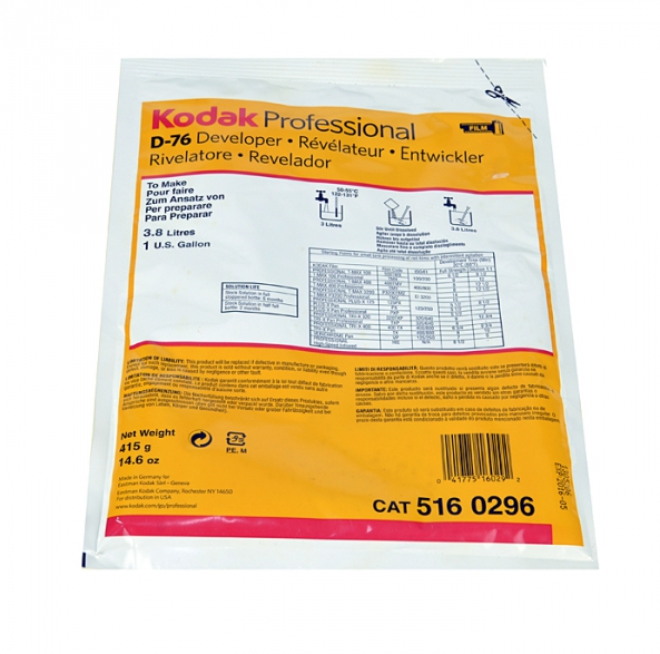 Kodak Professional D-76 Film Developer (To Make 1 gal, 2019 Version ...