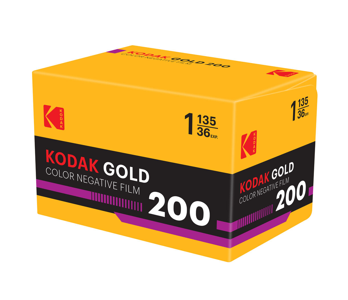Kodak Eastman GOLD 200 Color Negative Film (35mm Roll Film, 36 ...