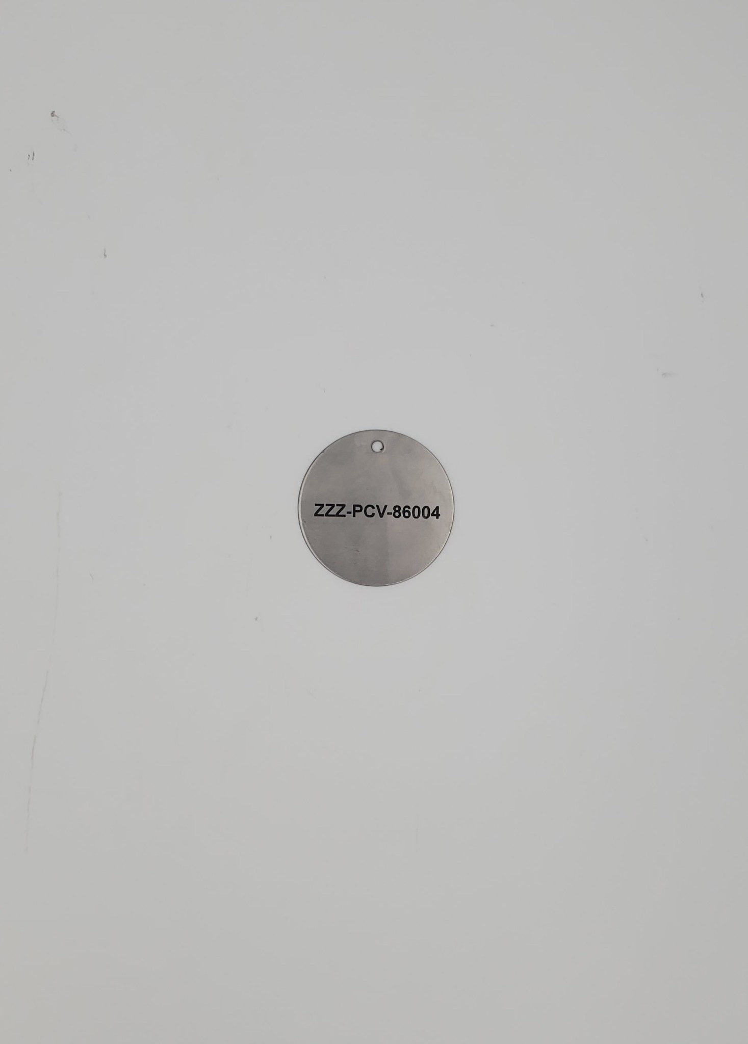Stainless Steel Tag-Round 2" - Precision Engraving & Vinyl Ltd.