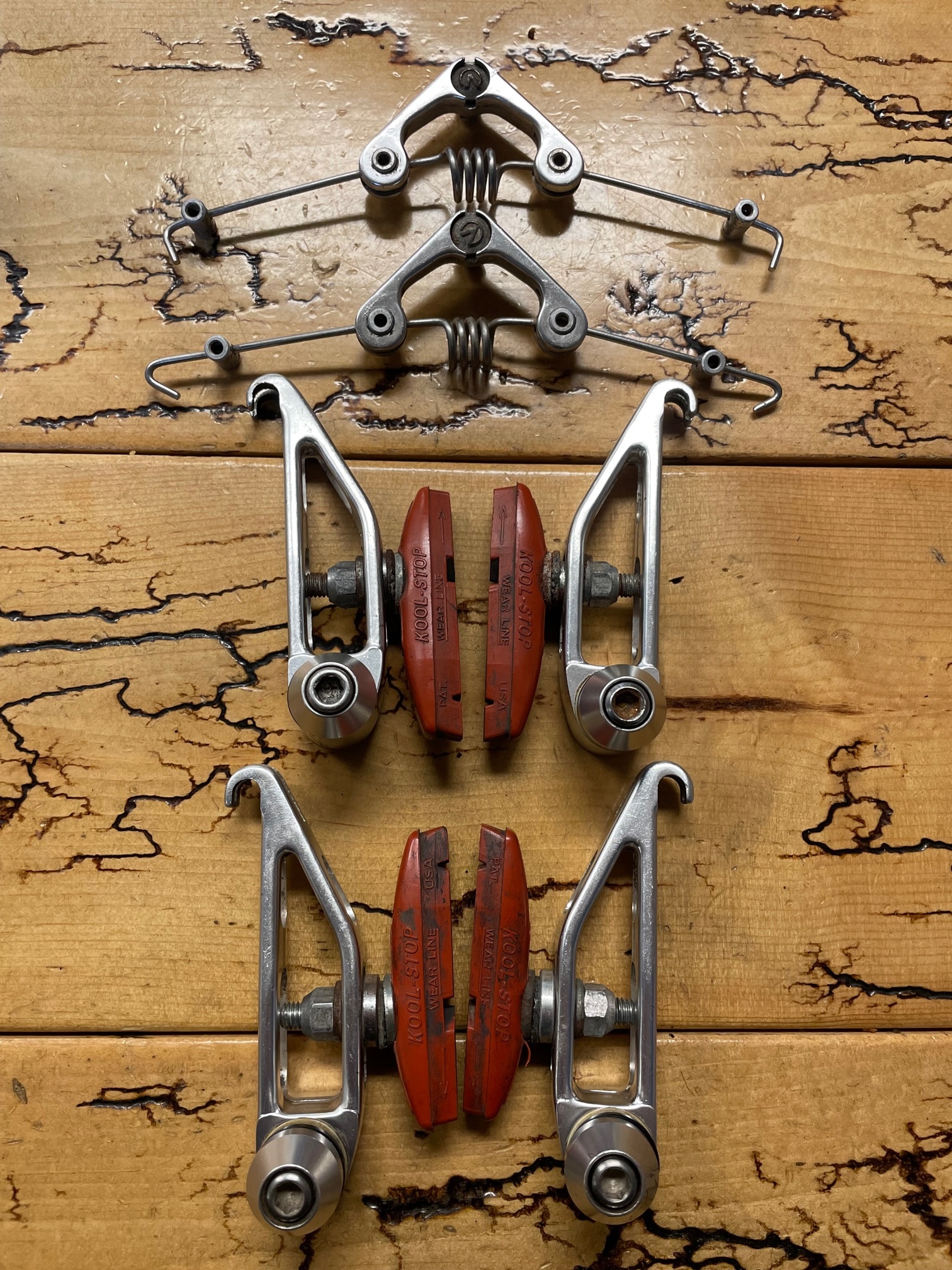 Control Tech Silver Cantilever Brake Set - Gringineer Cycles