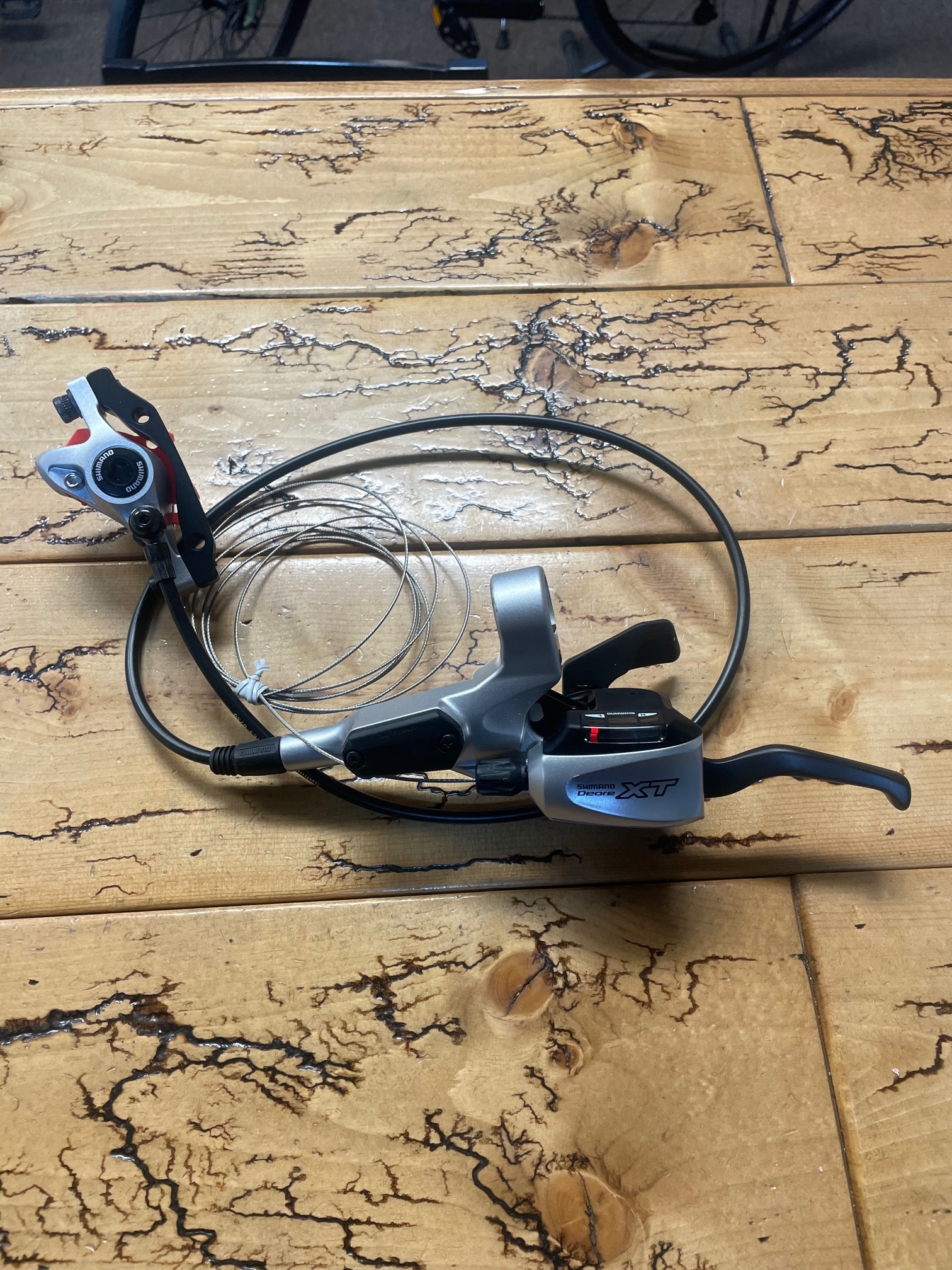 Shimano Deore XT ST-M765 Left Shifter Hydraulic Brake Combo And Caliper ...