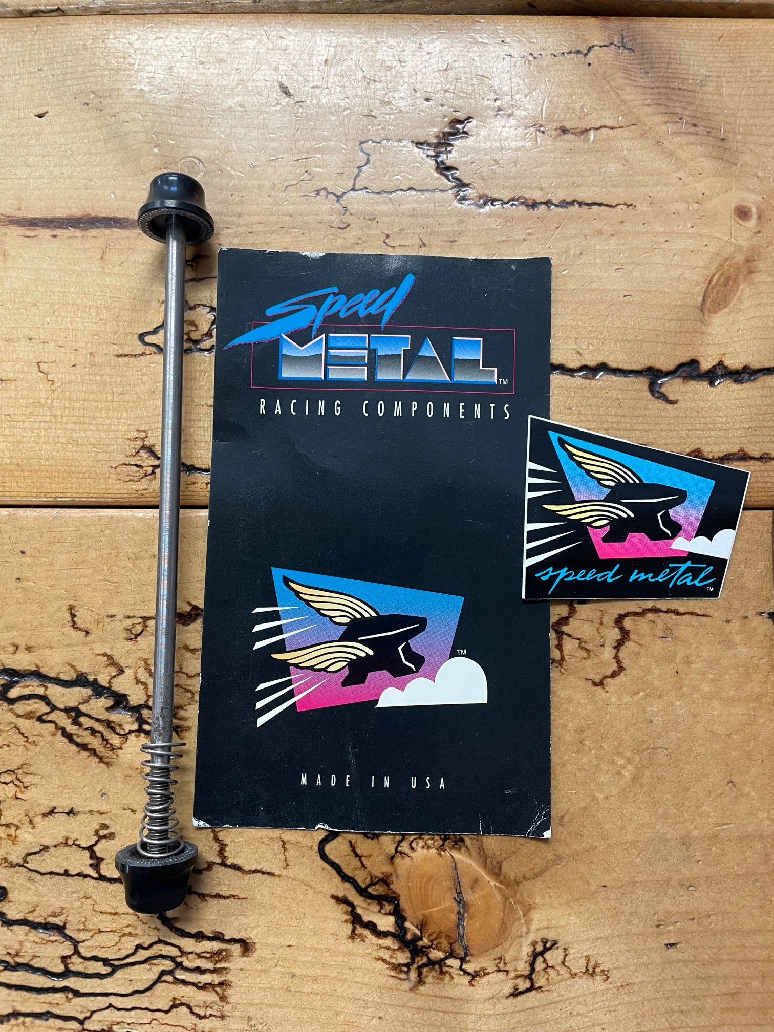 Speed Metal Racing Components Rear Titanium Black Skewer NOS ...