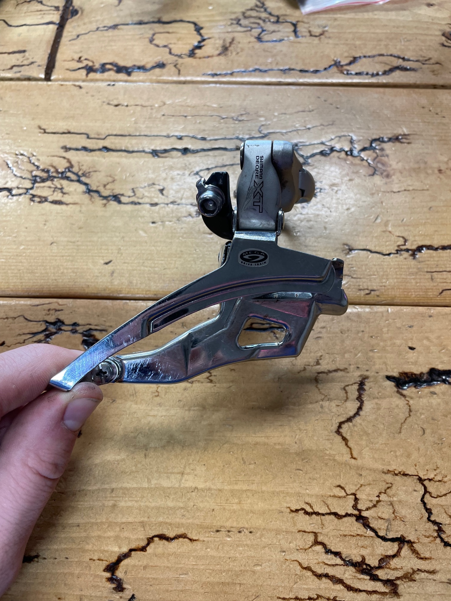 Shimano Deore XT FD-M751 31.8mm Top Pull Front Derailleur - Gringineer ...