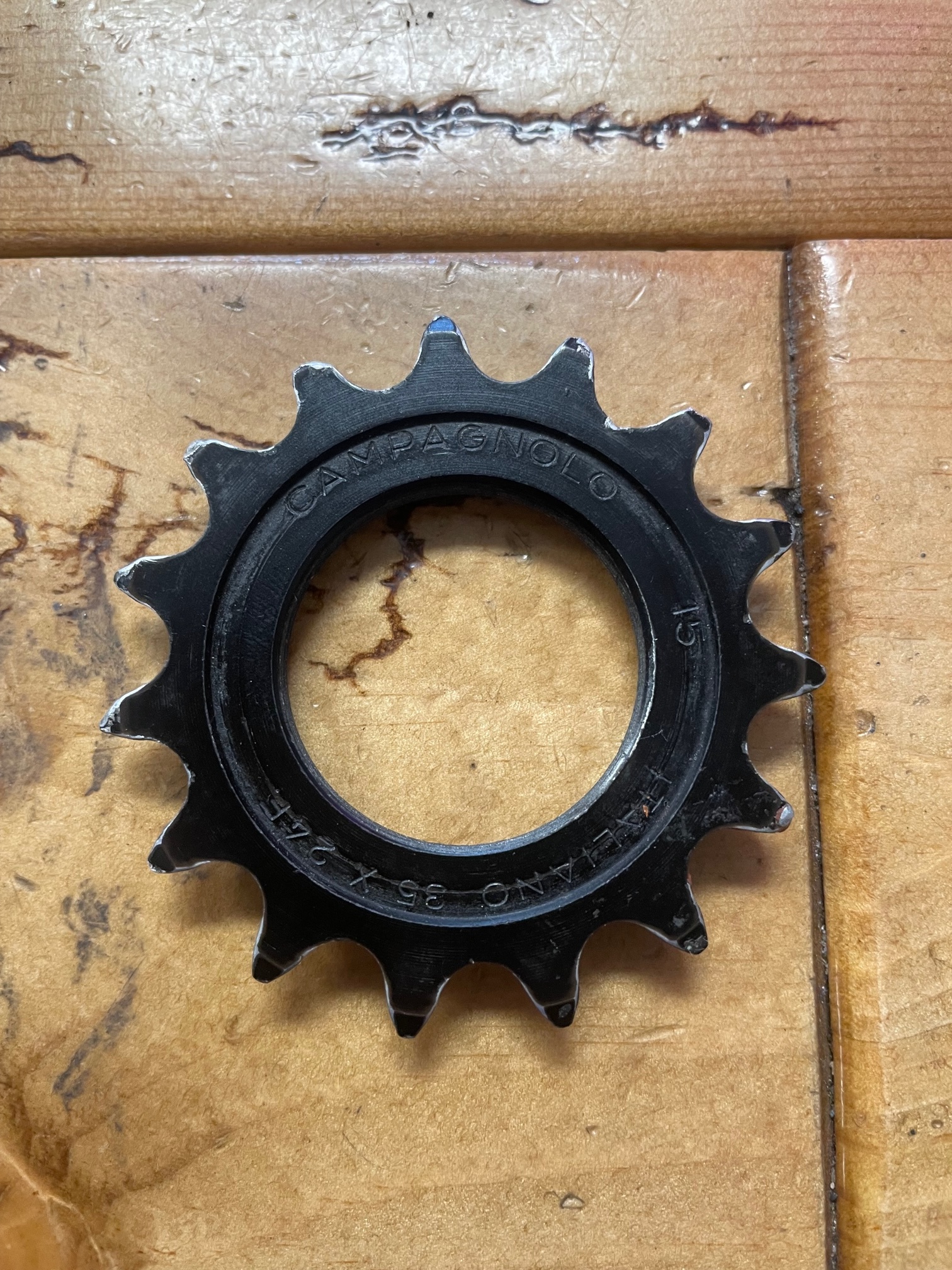 Campagnolo 15 Tooth Alloy Track Cog Record SL 763/A - Gringineer Cycles