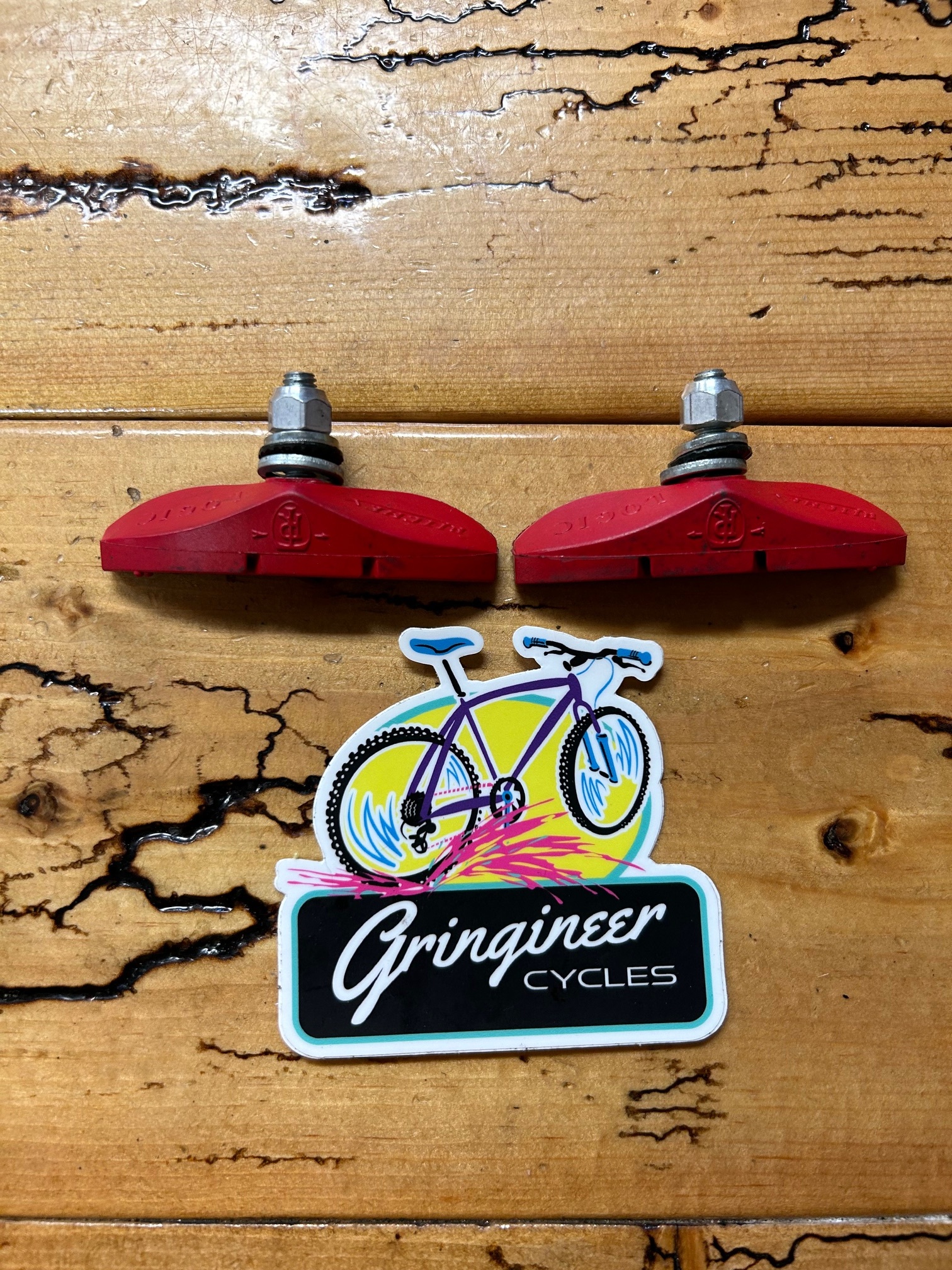 Ritchey Logic Kool Stop Salmon Brake Pads - Gringineer Cycles