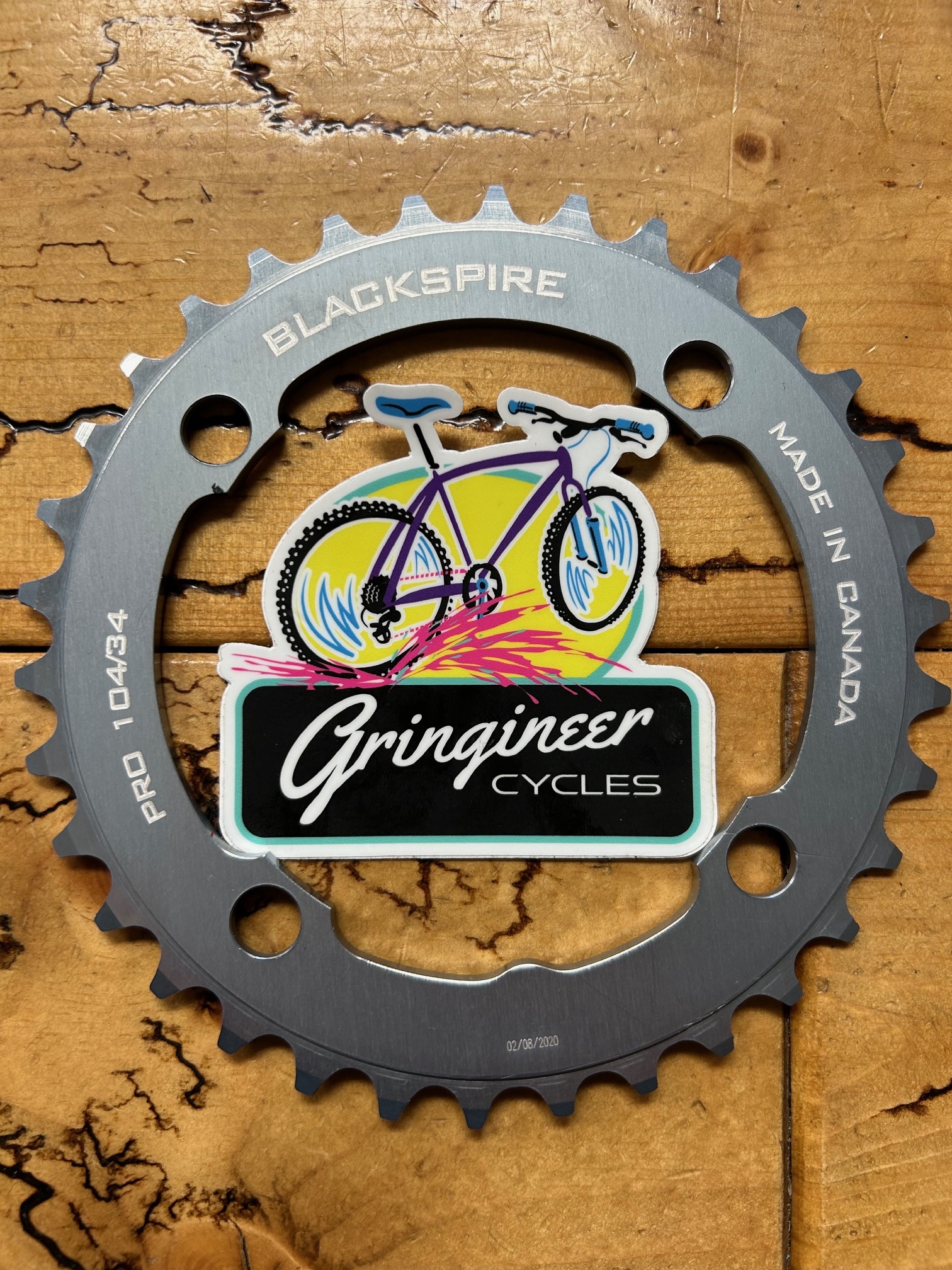 Blackspire Pro 34 Tooth 104 BCD Chainring NOS - Gringineer Cycles