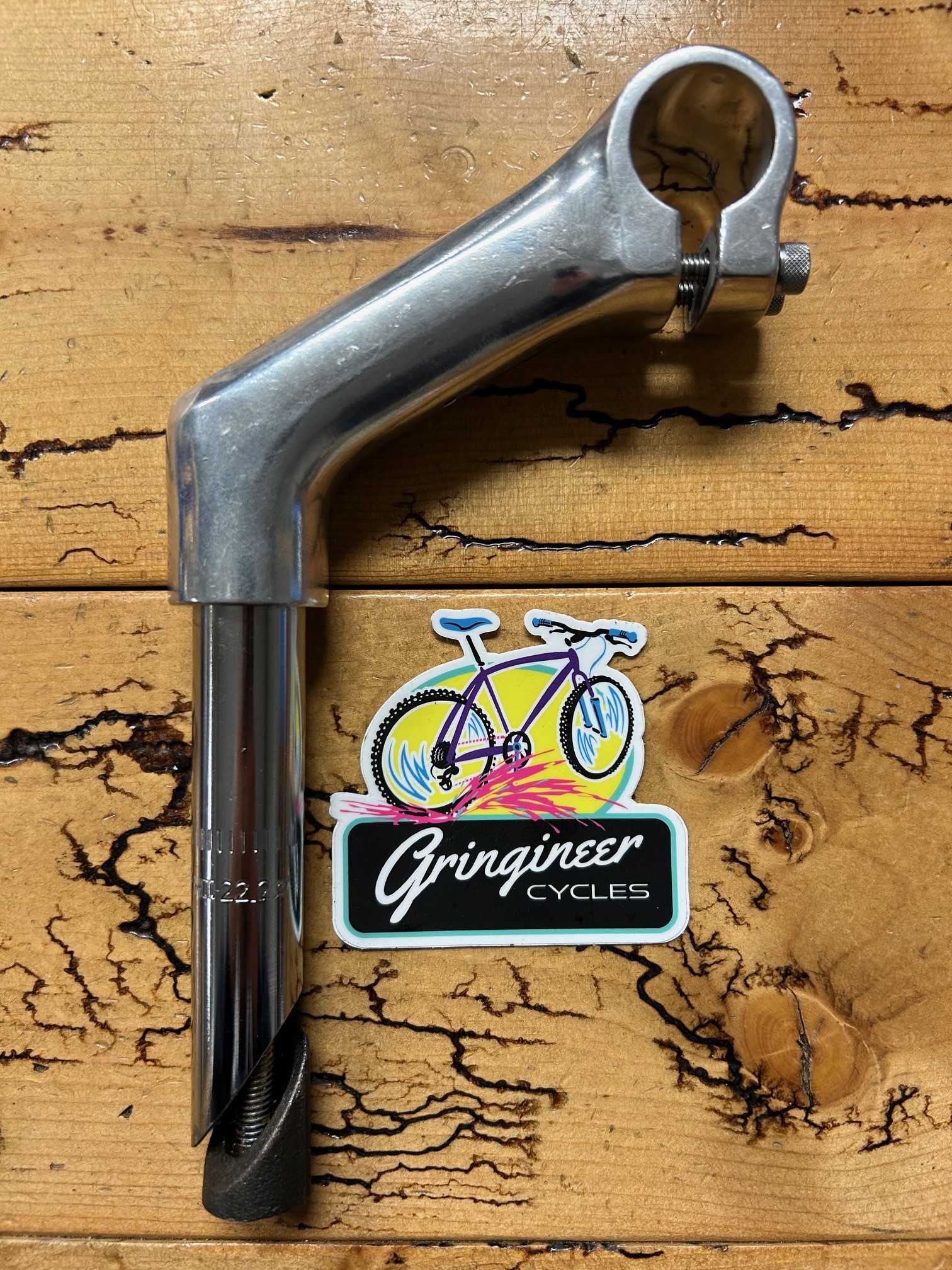 Kalloy 100mm 1 Inch Quill Stem - Gringineer Cycles