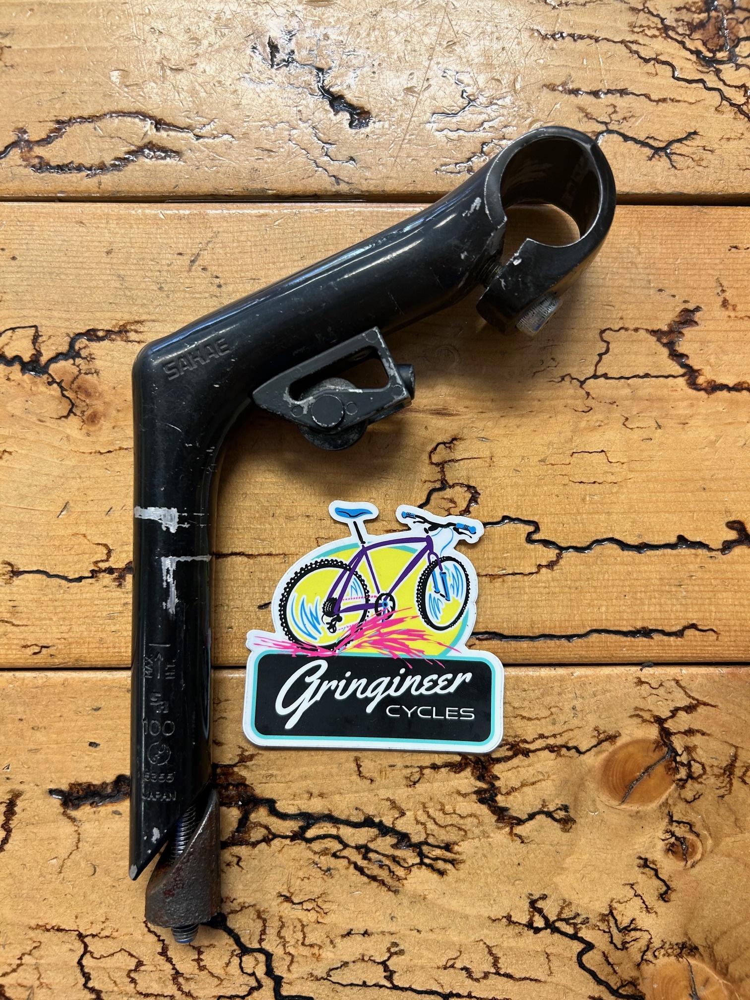 Sakae 110mm 1 Inch Quill Stem With Roller - Gringineer Cycles