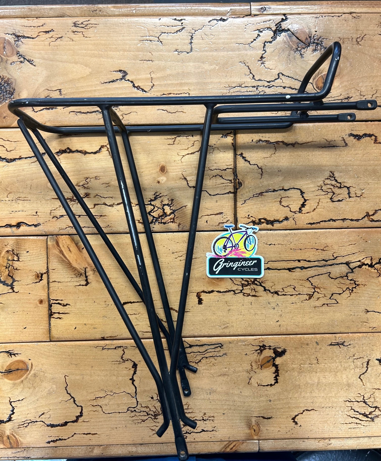 Jim Blackburn Black Rear Rack - Gringineer Cycles