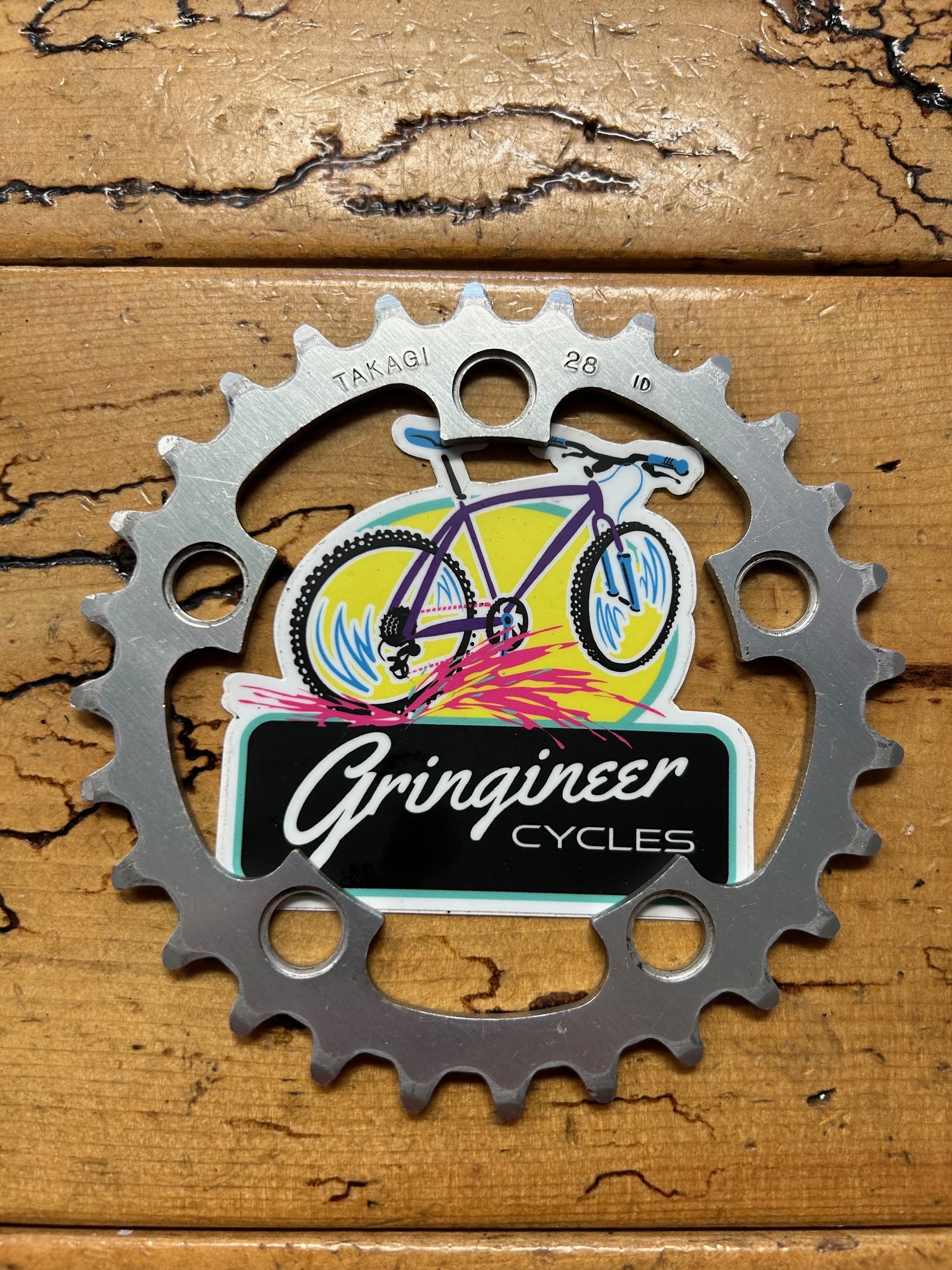 Takagi 28 Tooth 5 Bolt 85 BCD Chainring - Gringineer Cycles