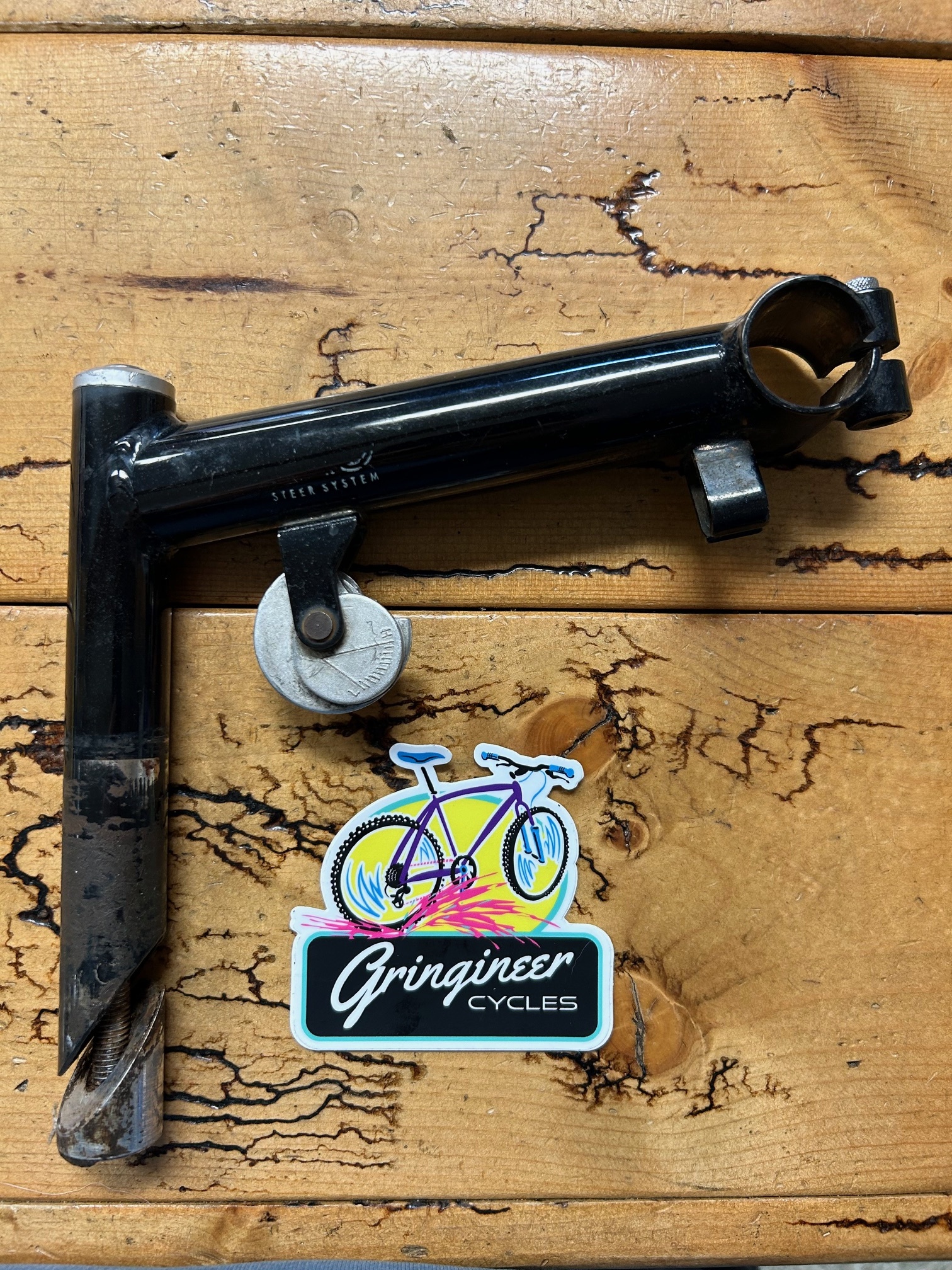 Odyssey Vapor 150mm 10 Degree 1 Inch Quill Stem - Gringineer Cycles