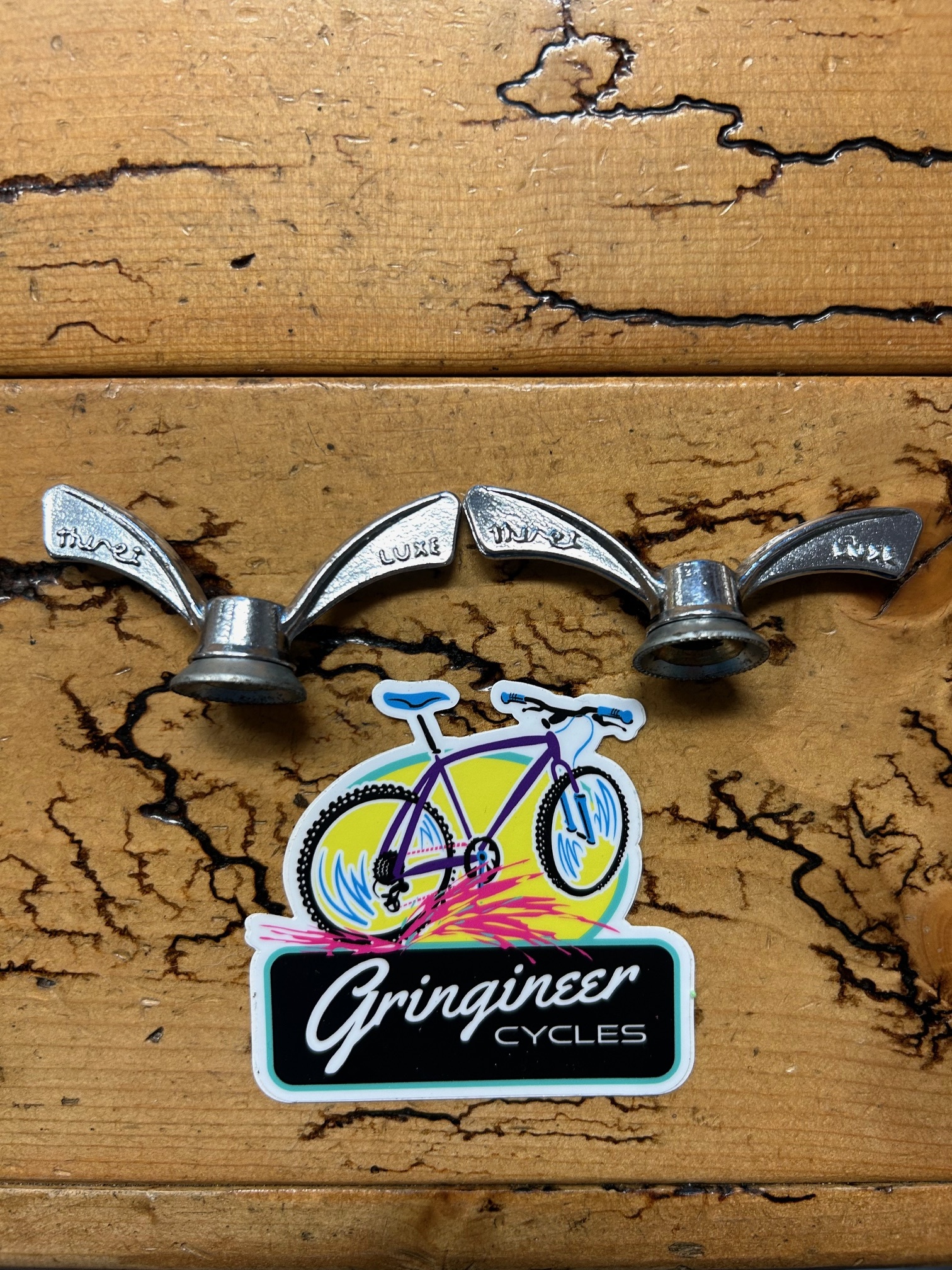 Huret Luxe Hub Axle Wing Nuts - Gringineer Cycles