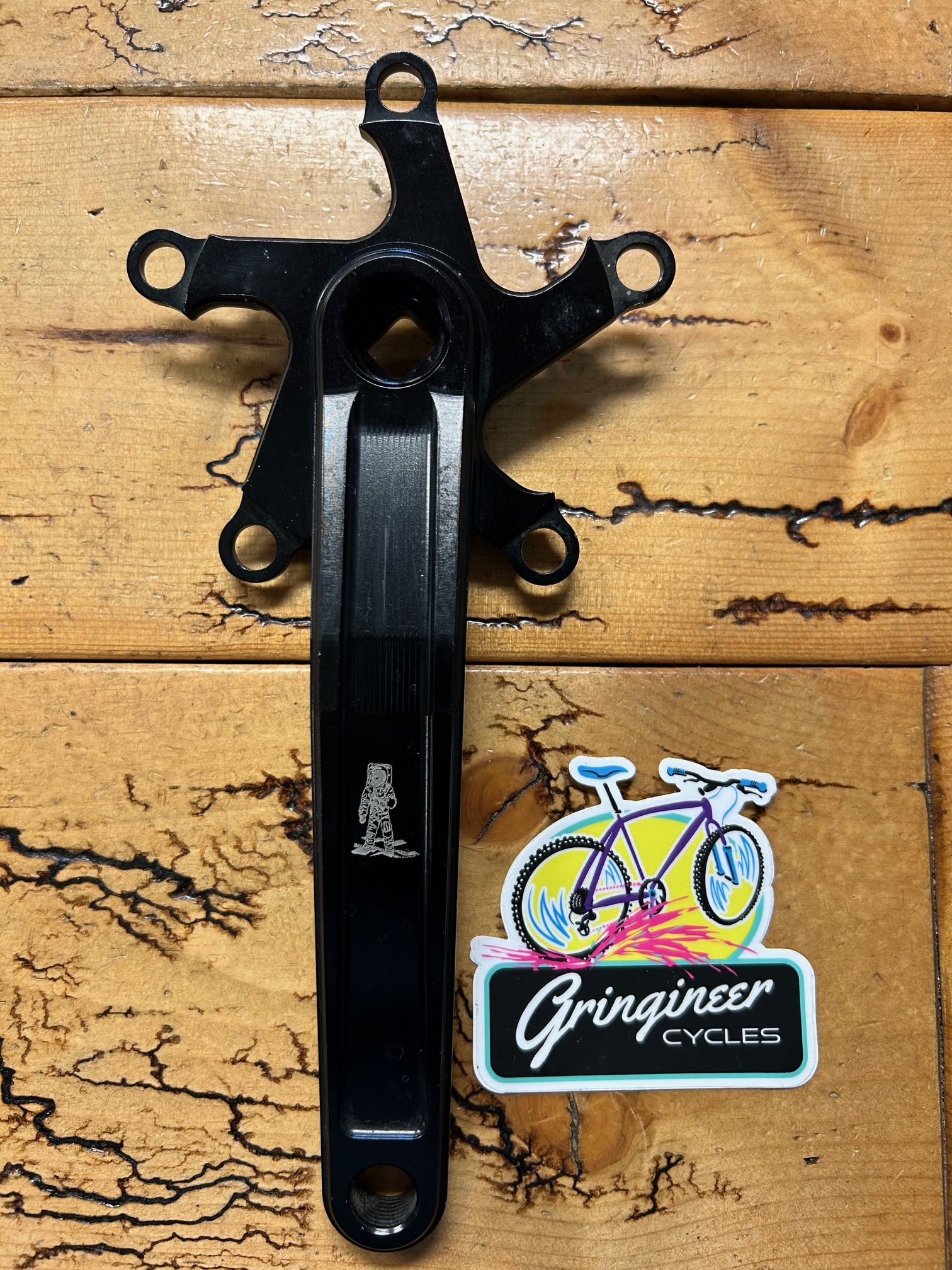 Ultimate Machine Works Black Anodized 175mm Right Crankarm - Gringineer ...