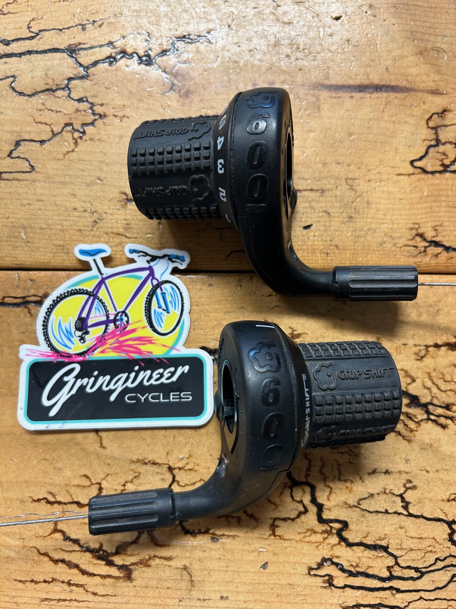 Grip Shift SRT600 3x7 Shifter Set - Gringineer Cycles