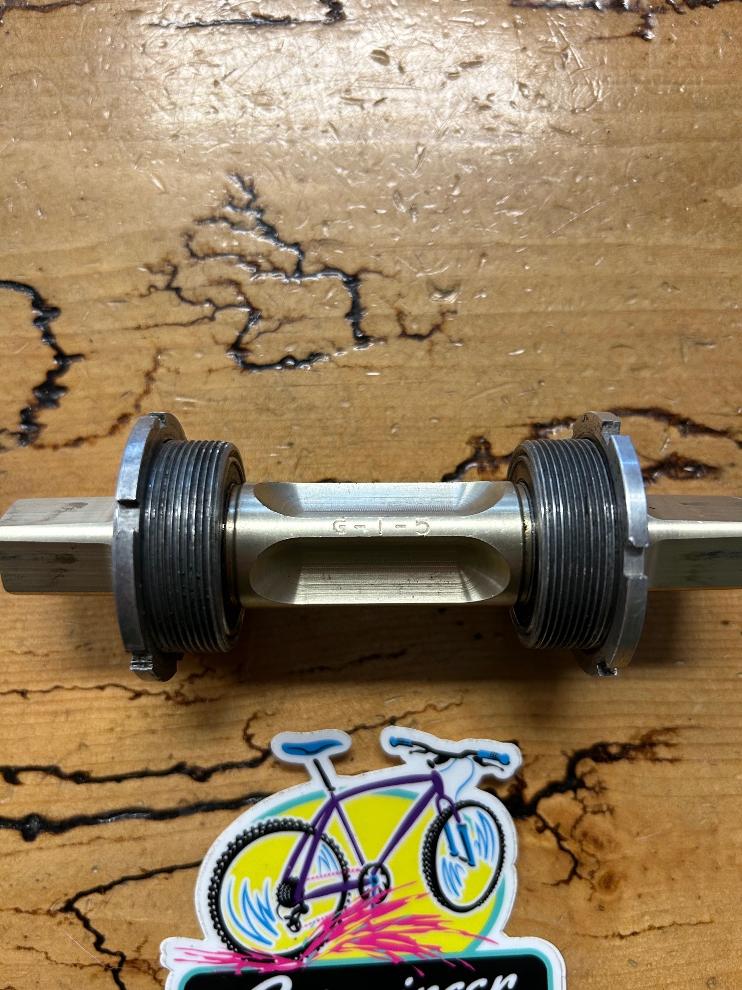 Sampson Stratics 123mm Titanium Square Taper Bottom Bracket ...