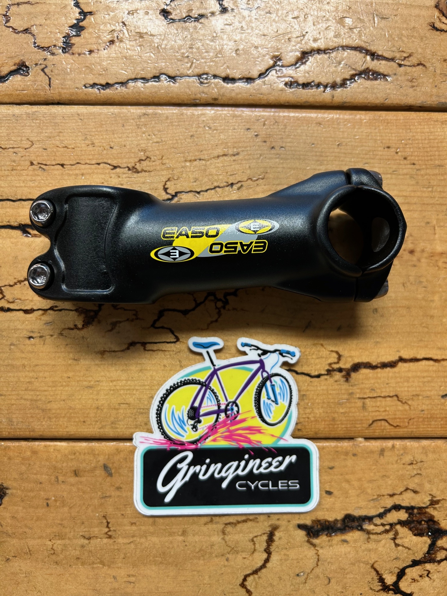 Easton EA50 90mm 1 1/8 6 Degree 25.4mm Threadless Stem NOS - Gringineer Cycles