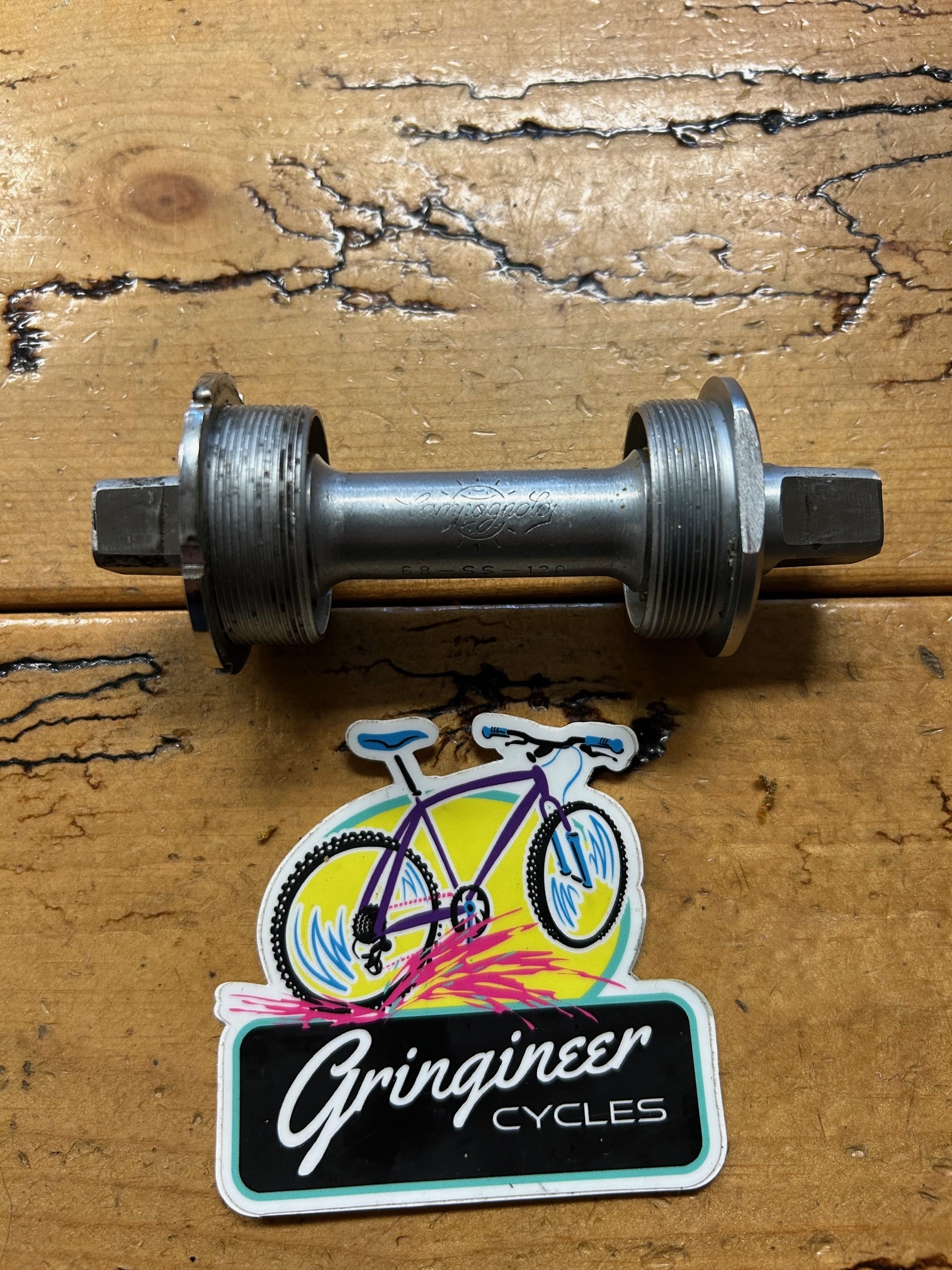 Campagnolo 68x112 French Threaded Square Taper Bottom Bracket ...