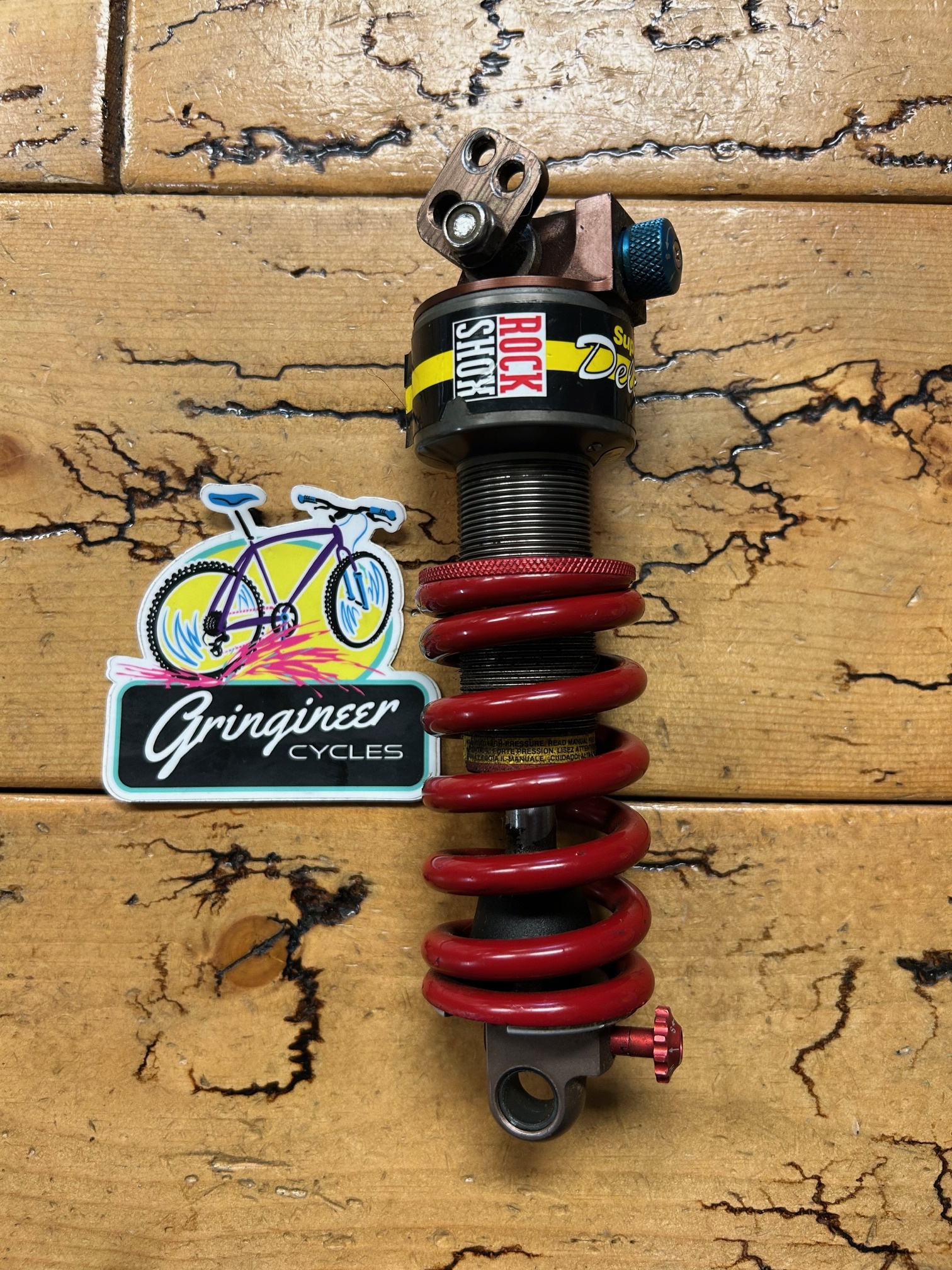 Rock Shox Super Deluxe 165mm Coil Vintage Rear Shock - Gringineer Cycles