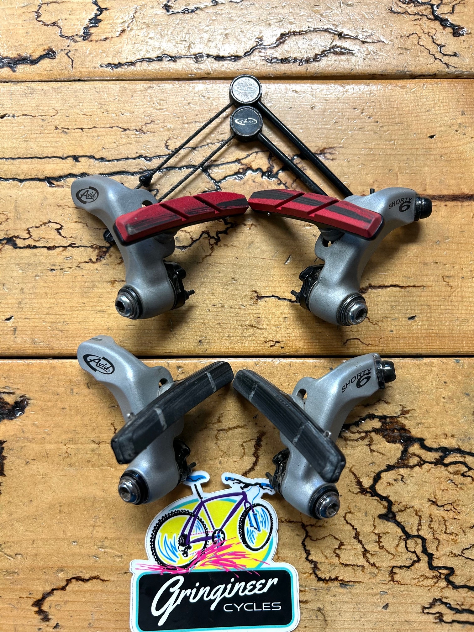 Avid Shorty 6 Cantilever Brake Set - Gringineer Cycles