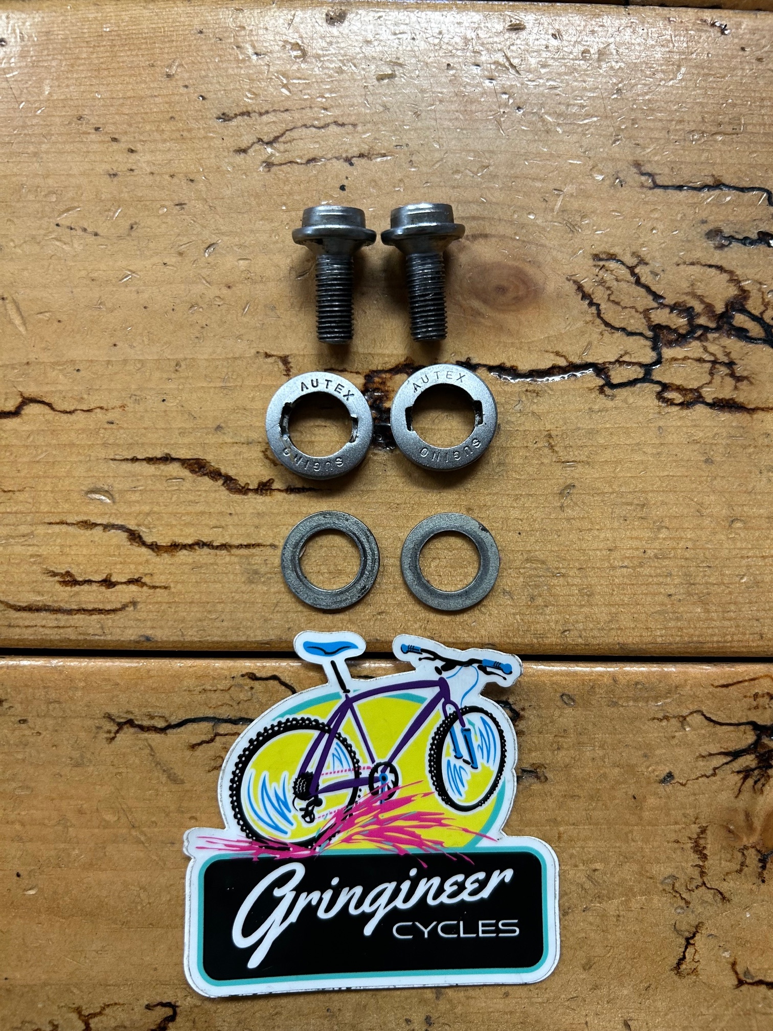 Sugino Autex Self Extracting Crank Bolts - Gringineer Cycles