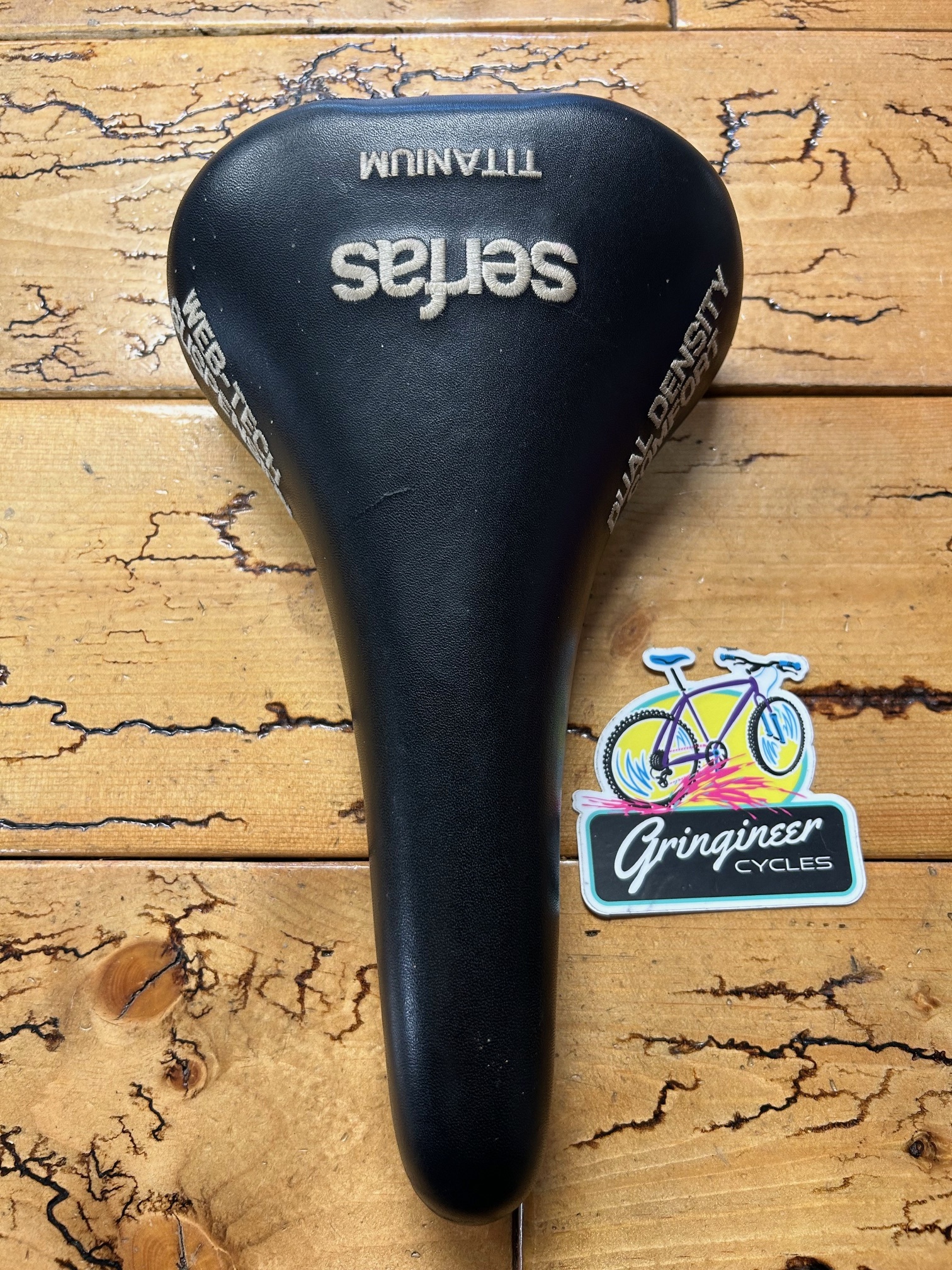 Serfas Dual Density Comfort Titanium Saddle - Gringineer Cycles