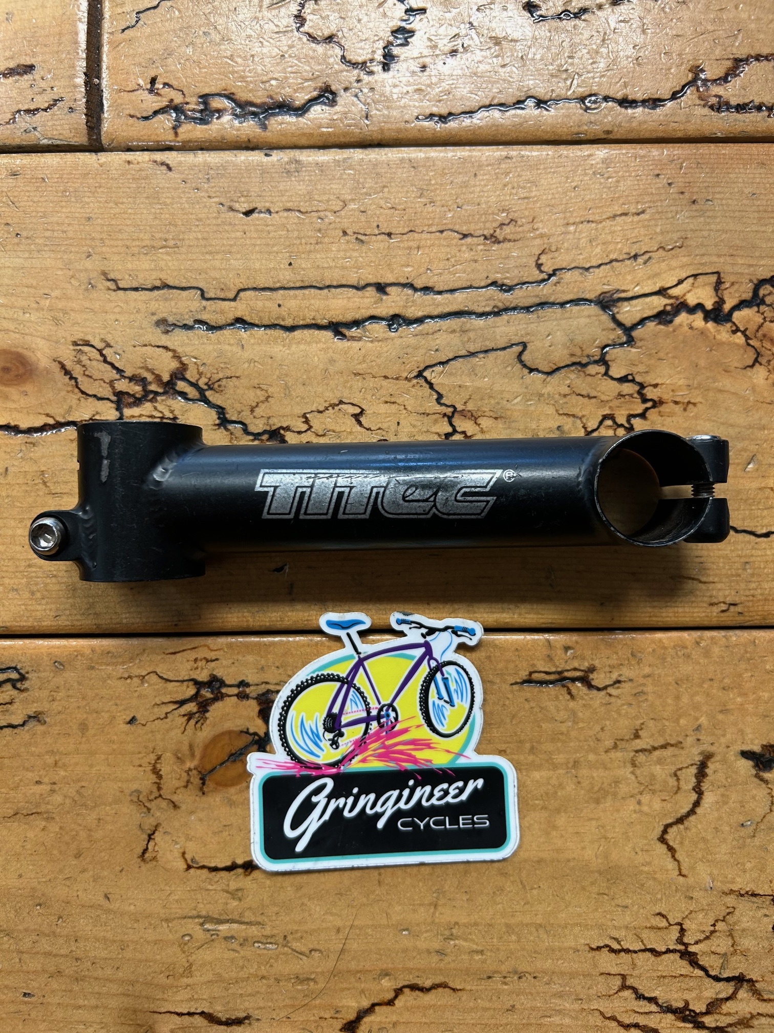 Titec 130mm Steel 1 Inch 25.4mm 0 Degree Threadless Stem - Gringineer ...
