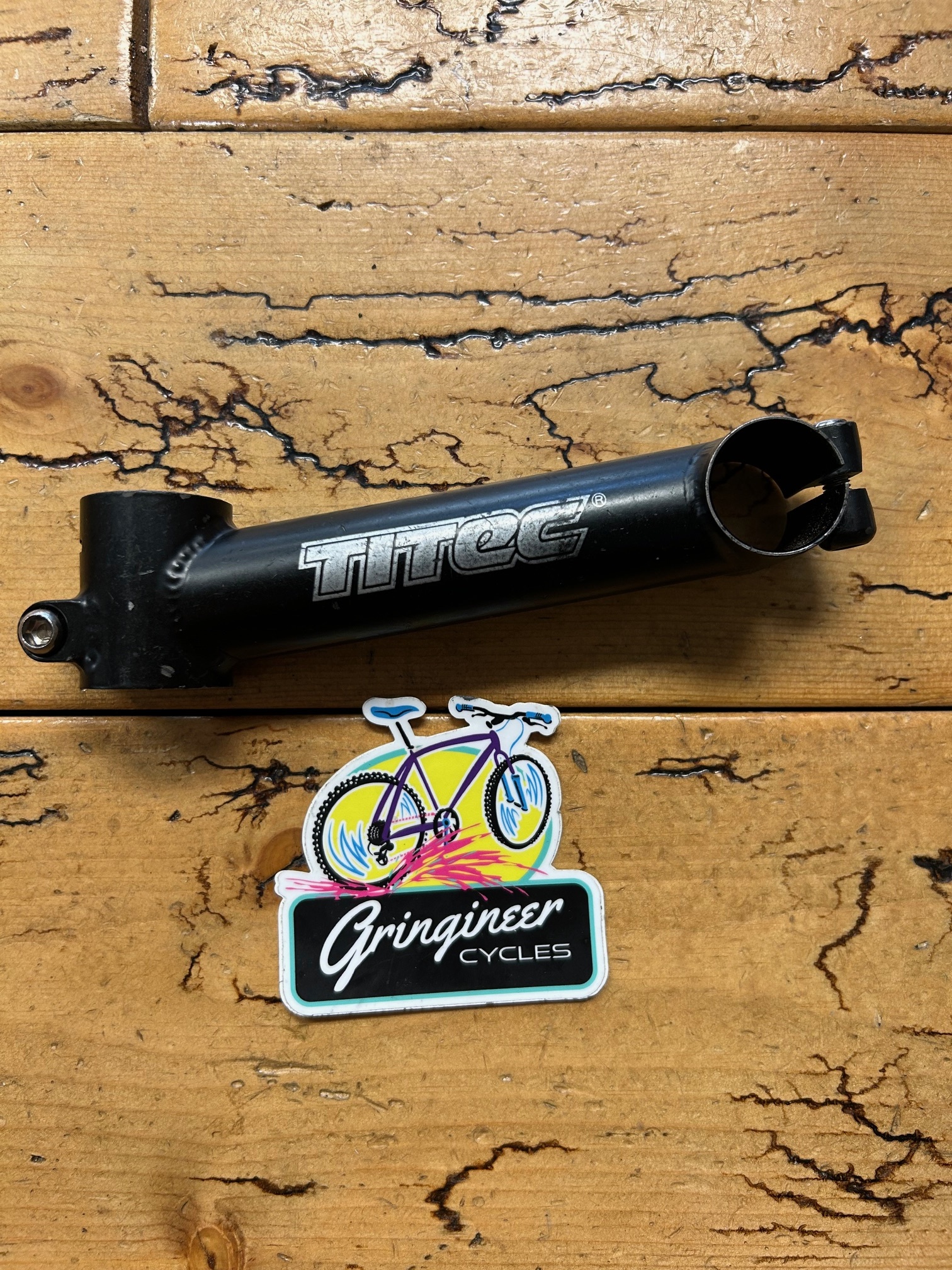 Titec 130mm Steel 1 Inch 25.4mm 10 Degree Threadless Stem - Gringineer ...