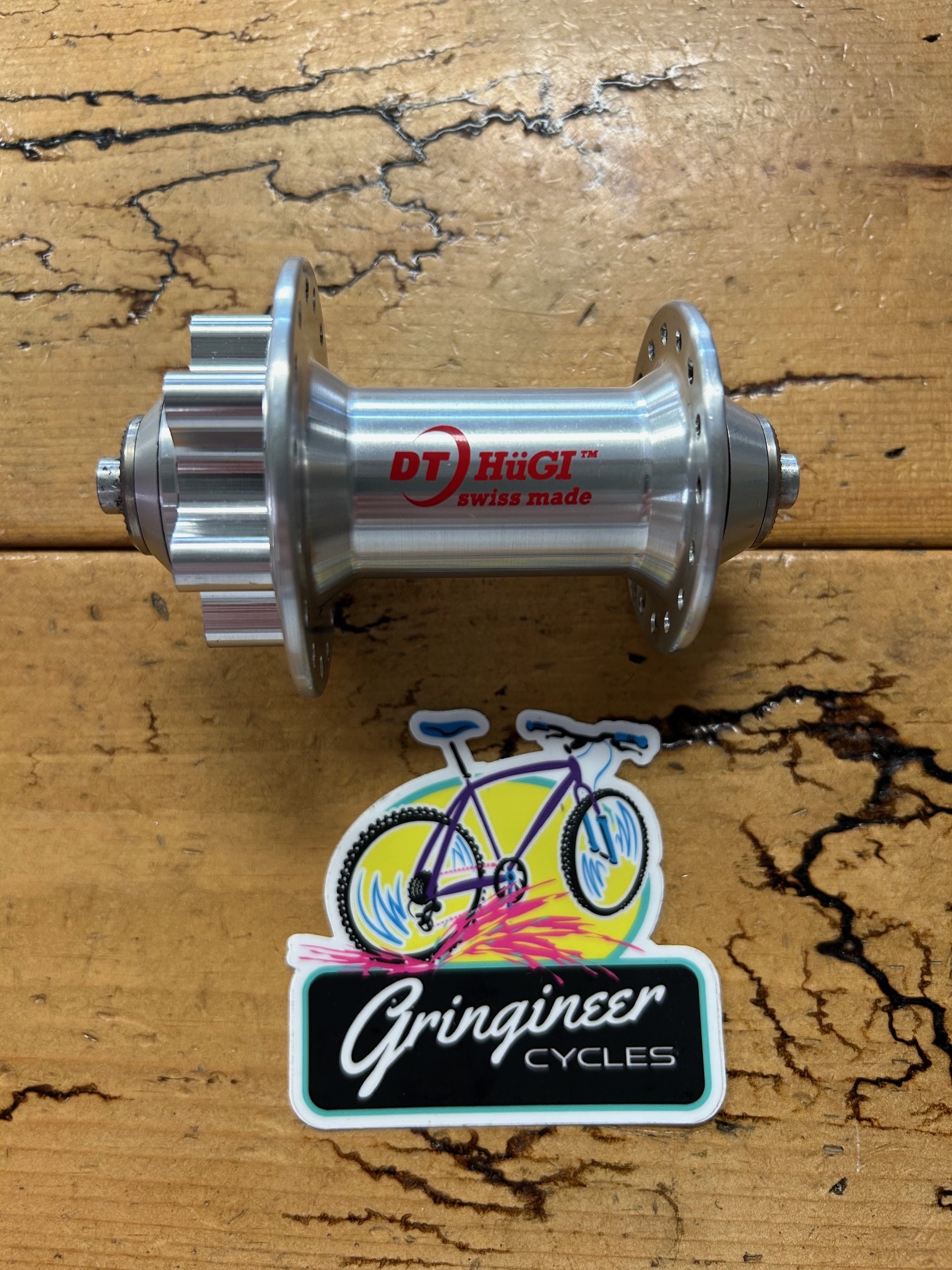 DT Hugi Hayes 6 Bolt Disc Brake Front Hub - Gringineer Cycles