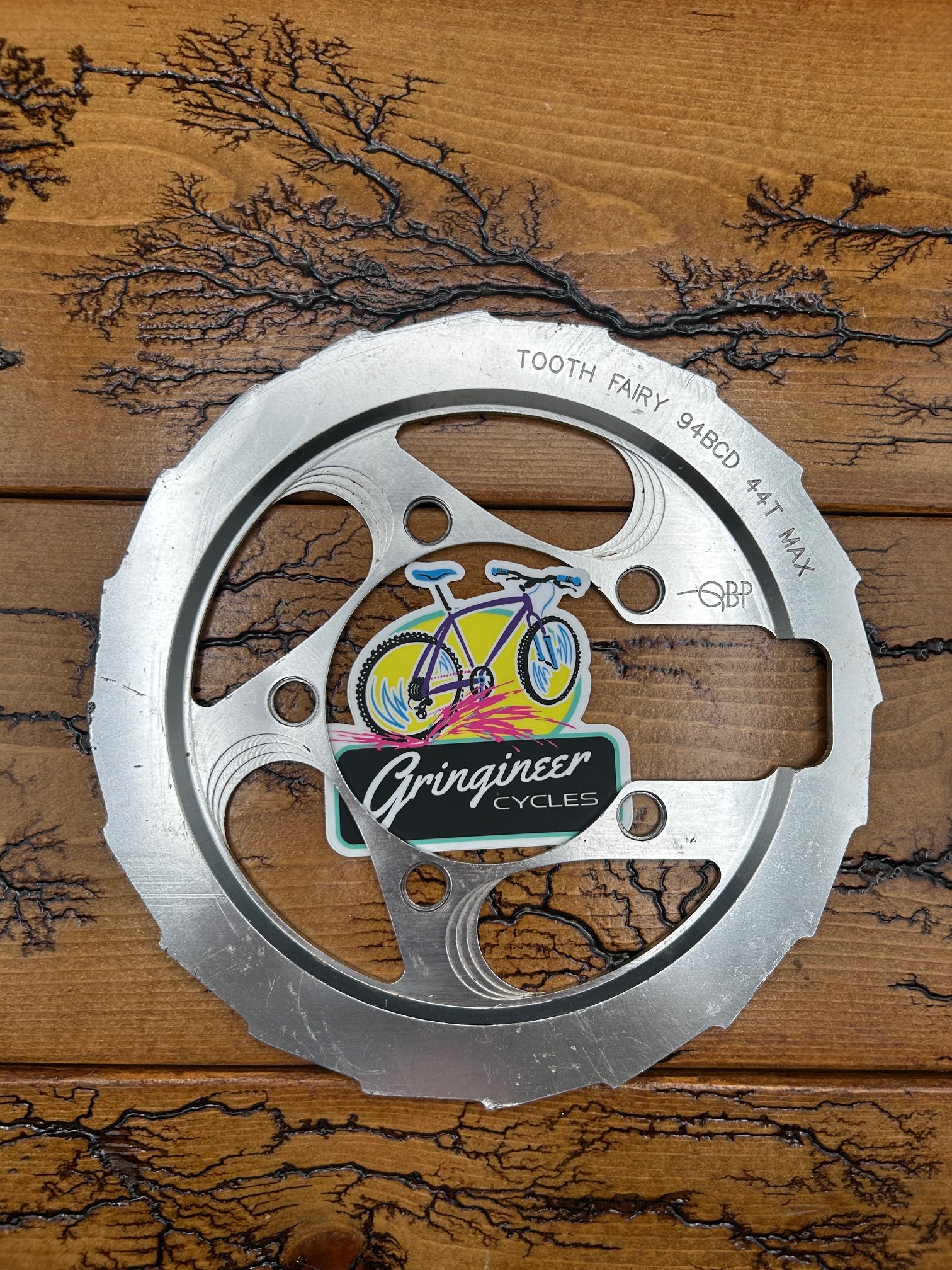 QBP Tooth Fairy 94BCD 44T Max Bash Guard - Gringineer Cycles