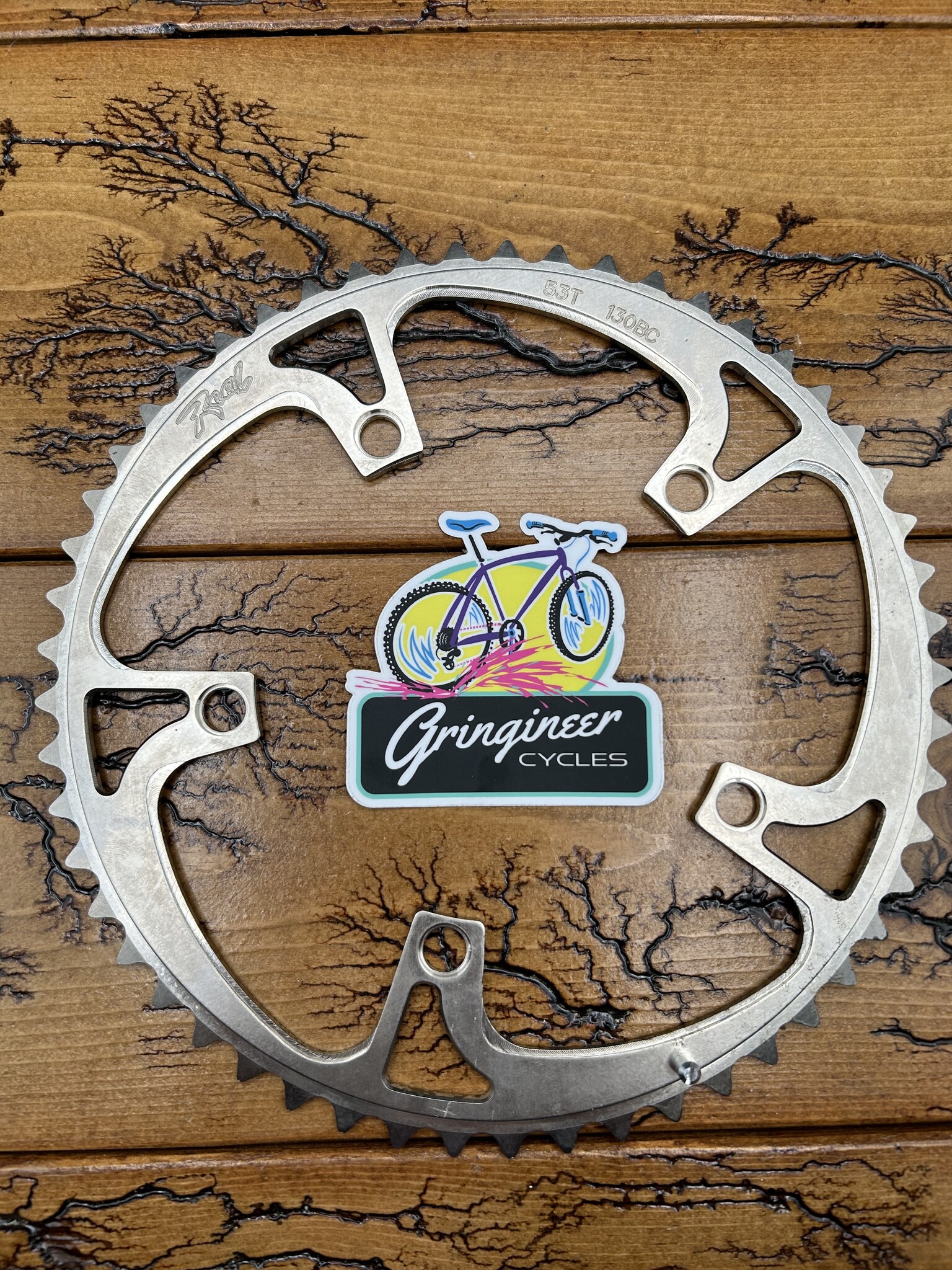 Real Design 53 Tooth 130 BCD Chainring - Gringineer Cycles