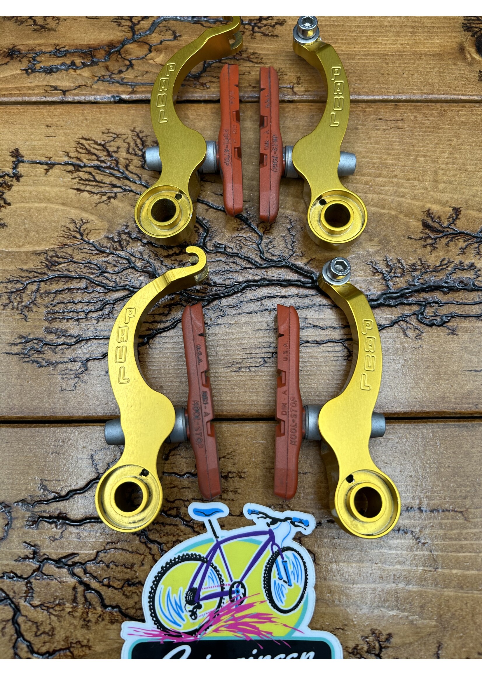 Paul Components Minimoto Gold Brake Set - Gringineer Cycles