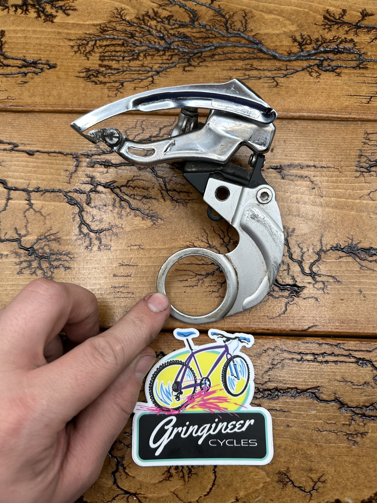 Shimano Deore XT FD-M750 E Type Front Derailleur - Gringineer Cycles