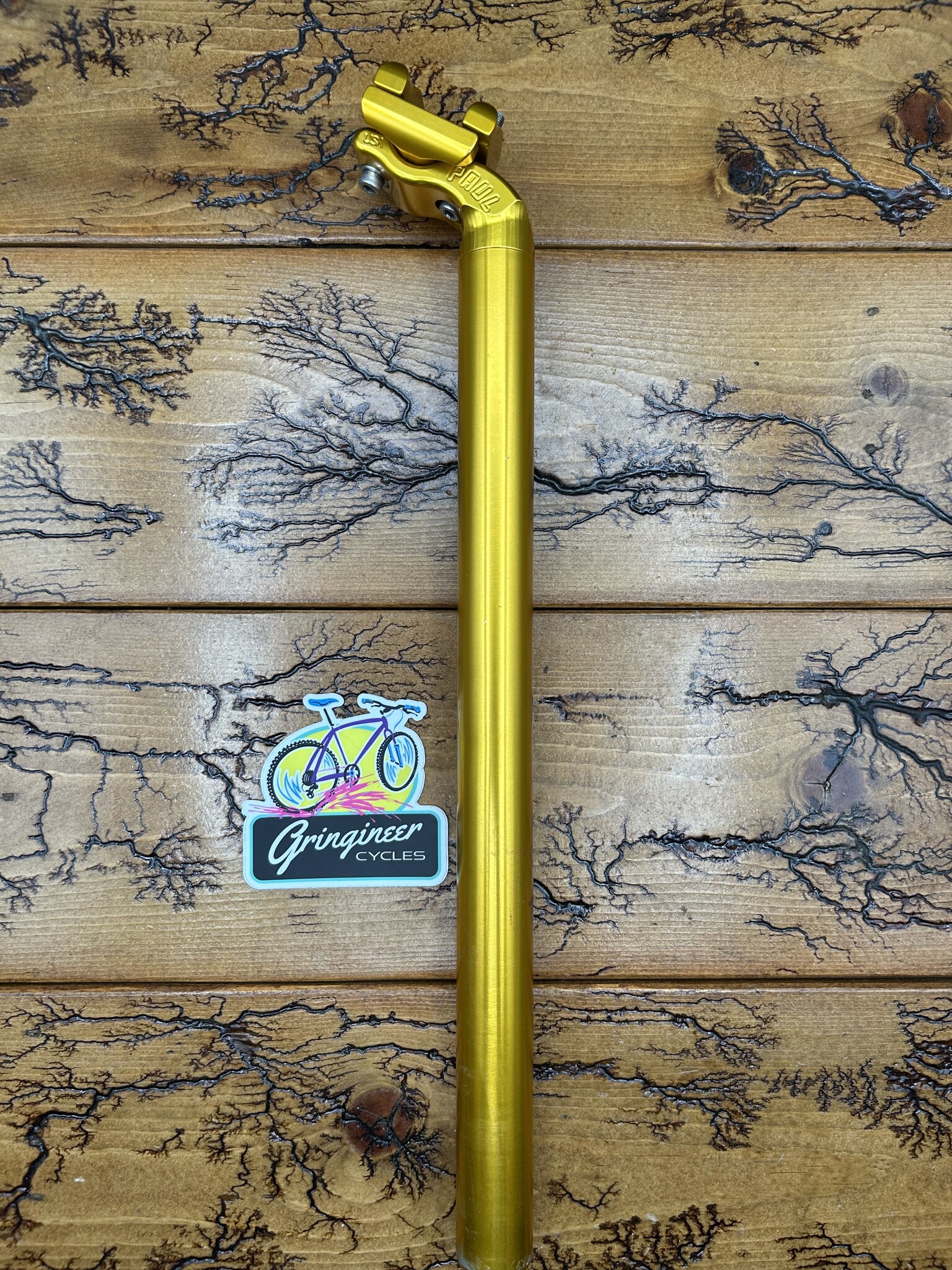 Paul Components Tall and Handsome 27.2mm Gold Seatpost - Gringineer Cycles