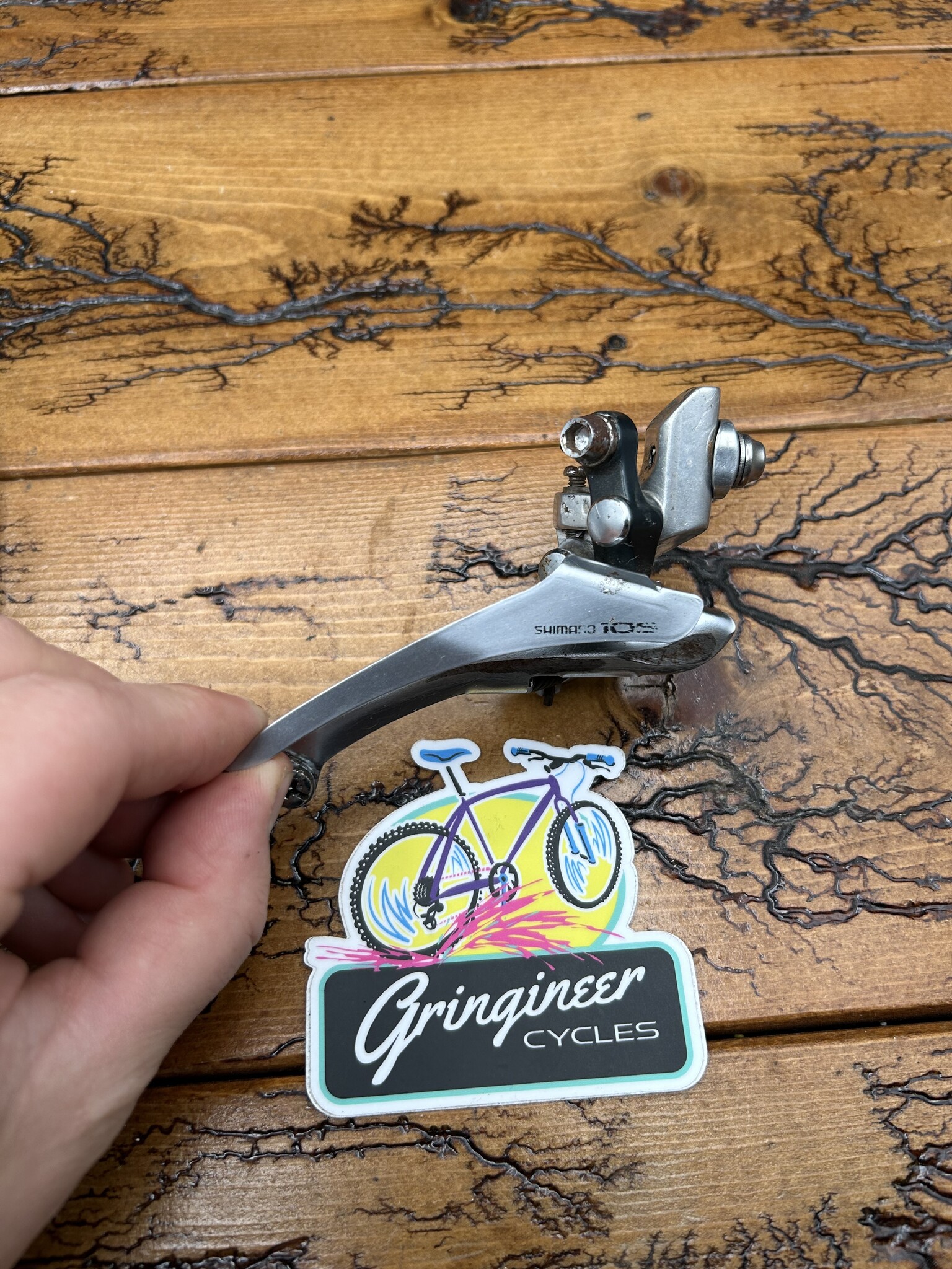 Shimano 105 FD-1050 Braze On Front Derailleur - Gringineer Cycles