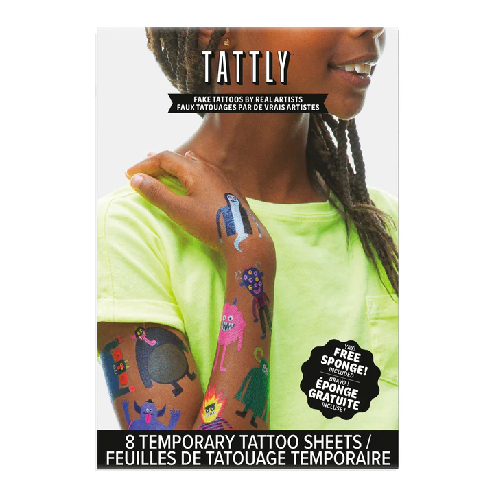 Spooky Squad Tattoo Set - Peace & Riot